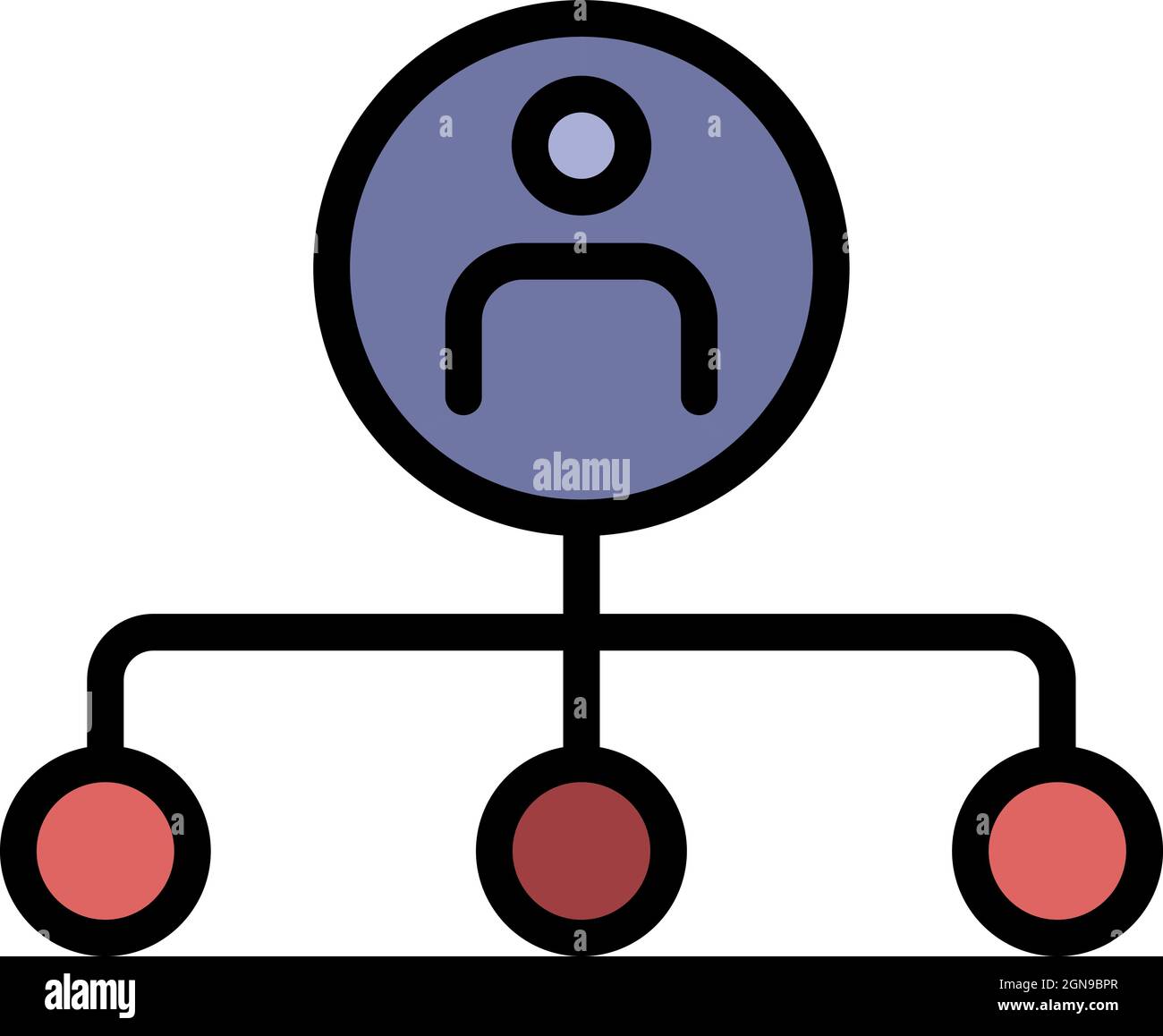 Human abilities icon. Outline human abilities vector icon color flat ...