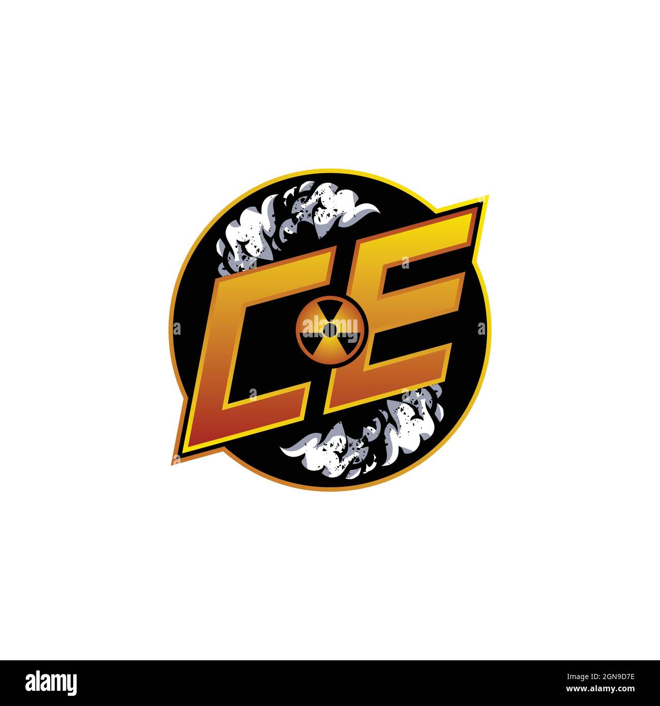 CF Logo monogram with Skull Shape designs template vector icon modern ...