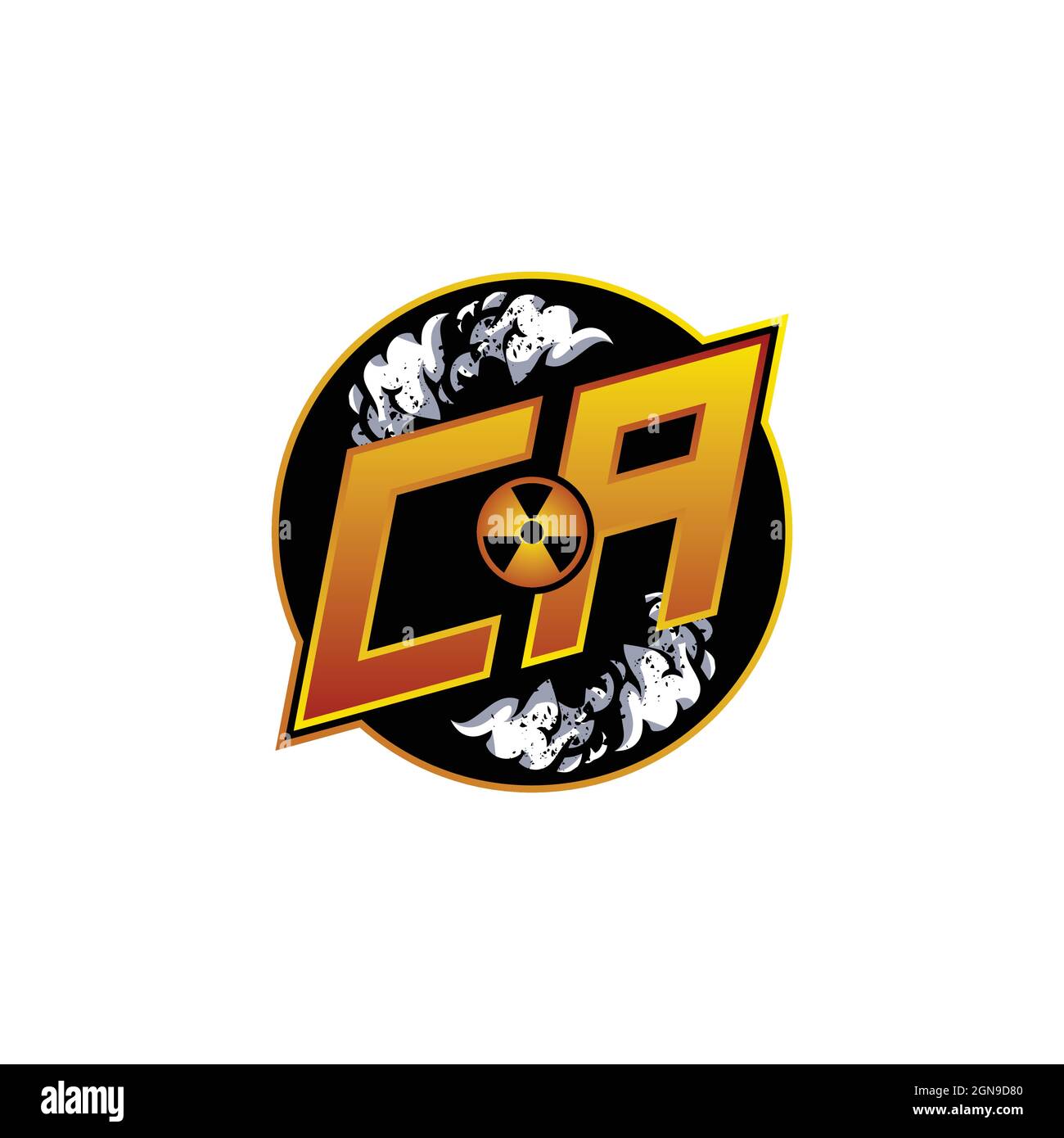 CC Logo monogram with Skull Shape designs template vector icon modern ...