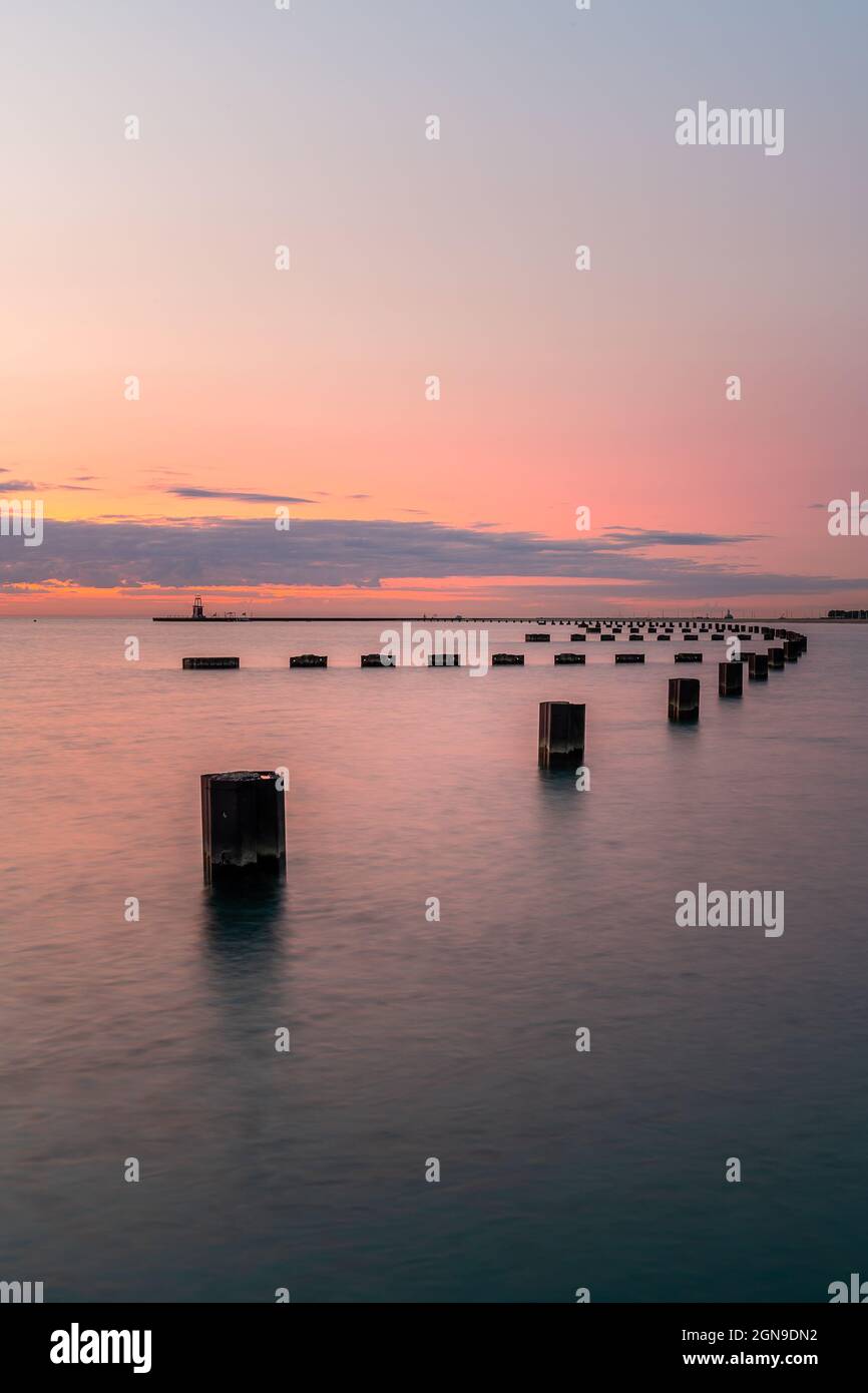 The Chicago Skyline from Fullerton & North Beach Stock Photo - Alamy