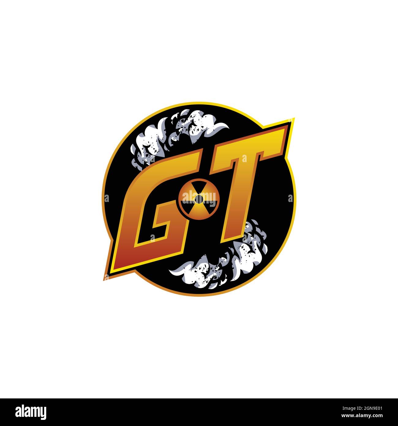 GU Logo monogram with Skull Shape designs template vector icon modern ...