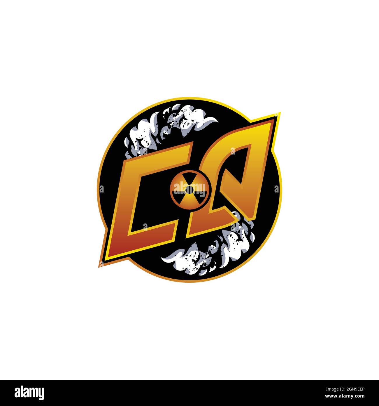 CR Logo monogram with Skull Shape designs template vector icon modern ...