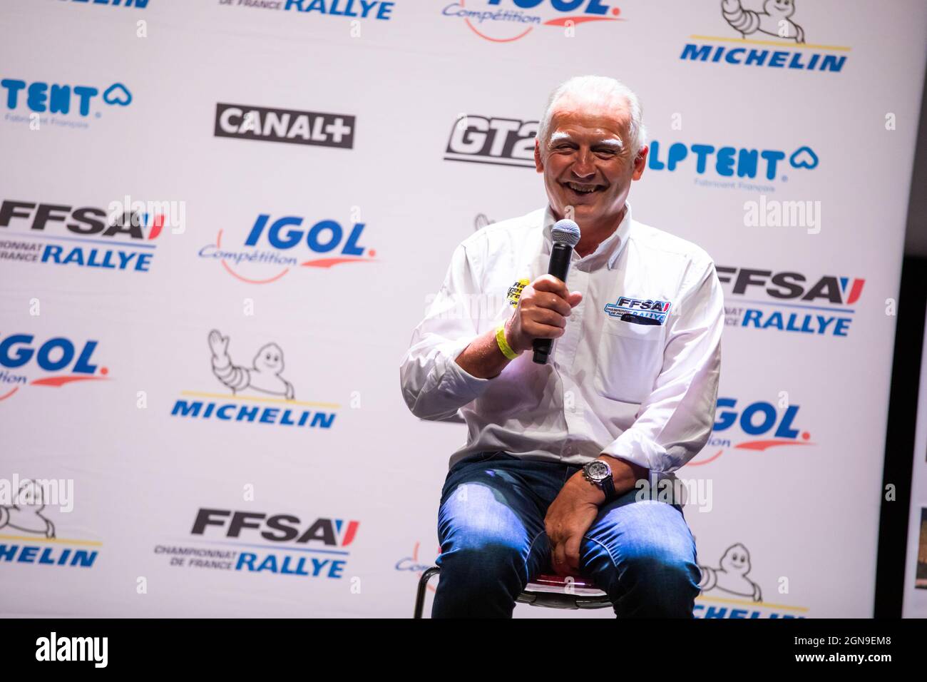 ROCHE Jean-Luc, ROBIN-ROCHE Alexandra, Team FJ, Alpine A110, portrait ...