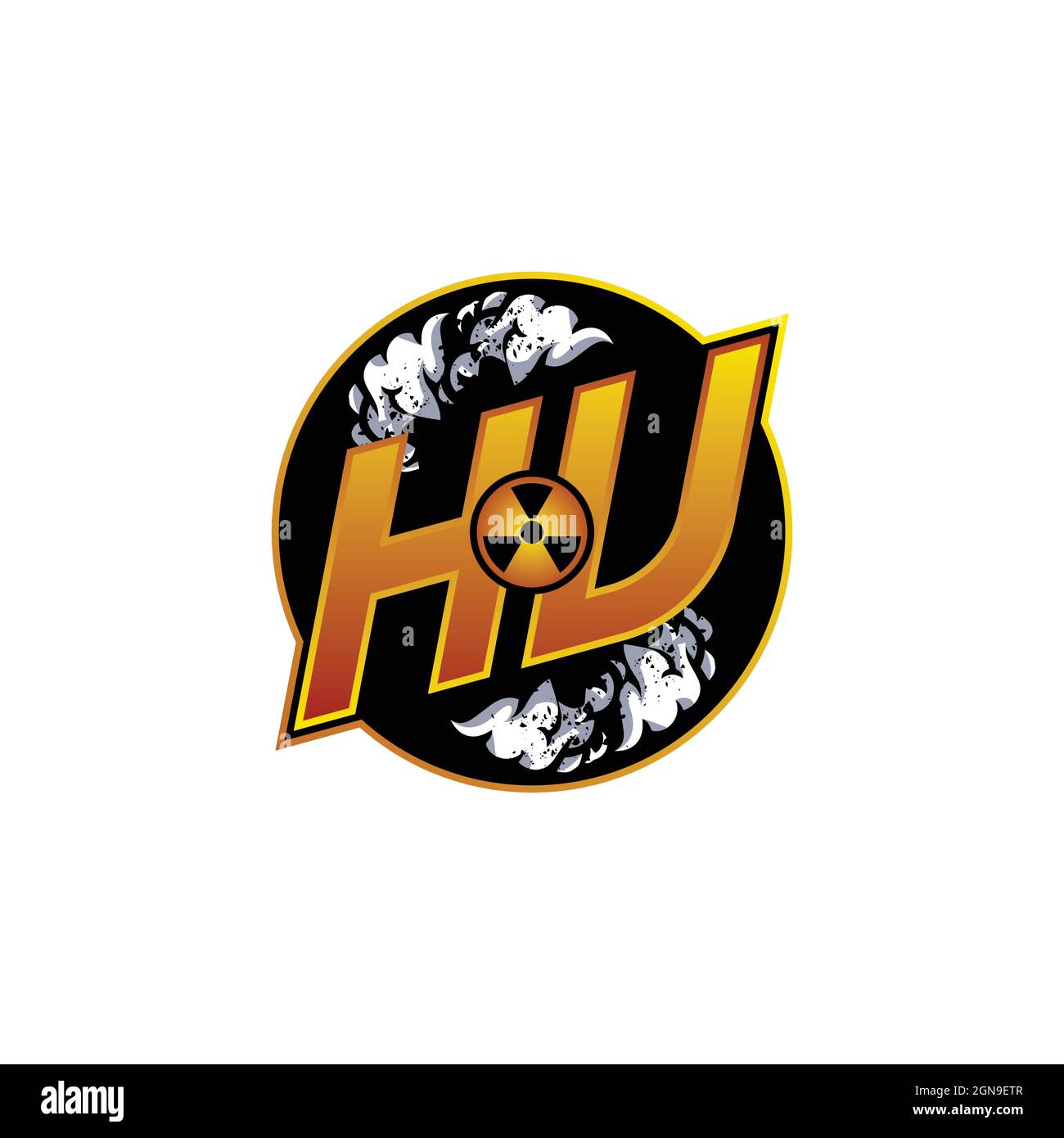 HV Logo monogram with Skull Shape designs template vector icon modern ...