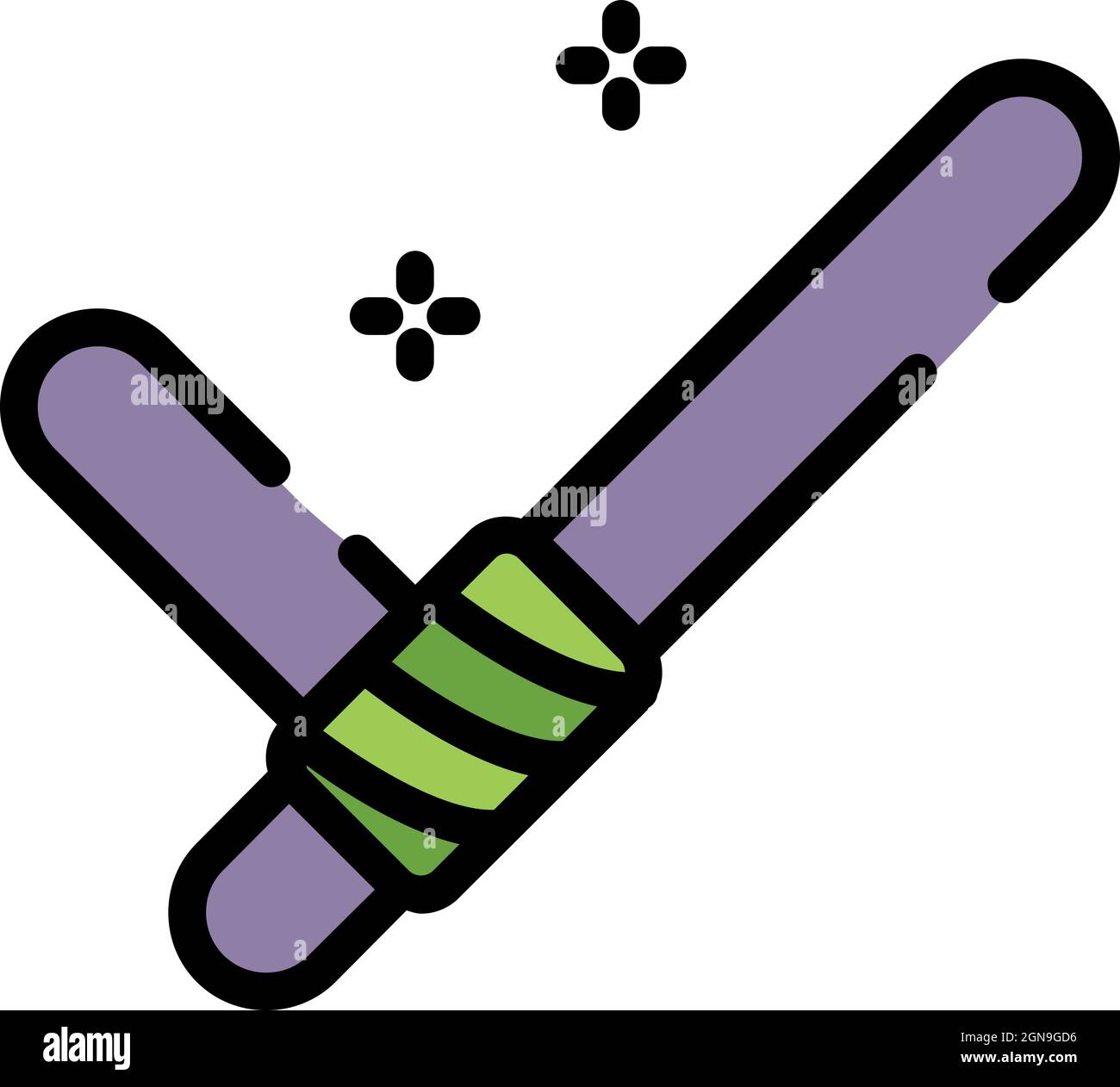 Stop fight violence icon. Outline stop fight violence vector icon color ...