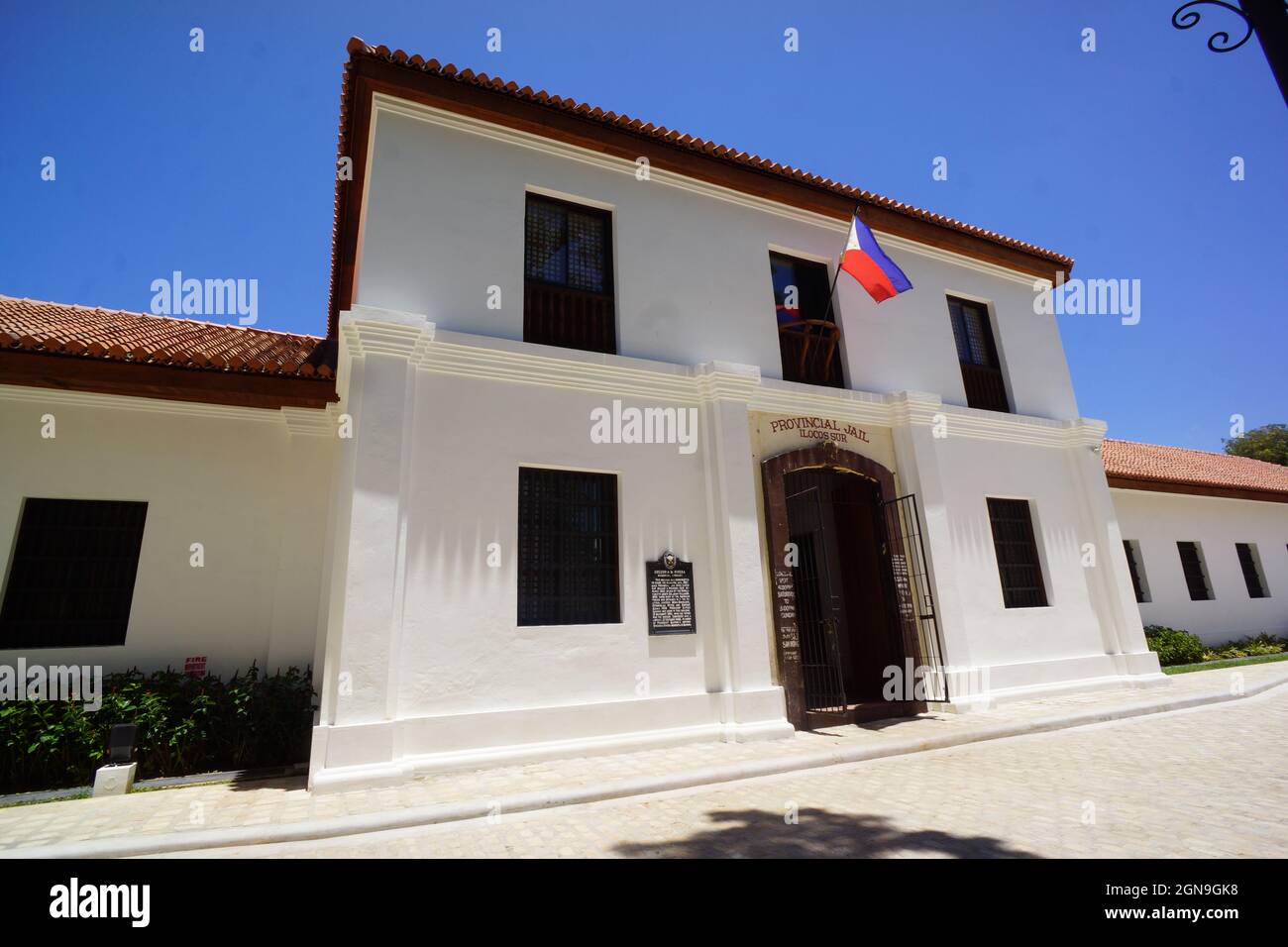 VIGAN, PHILIPPINES - Jul 31, 2015: The provincial jail building ...