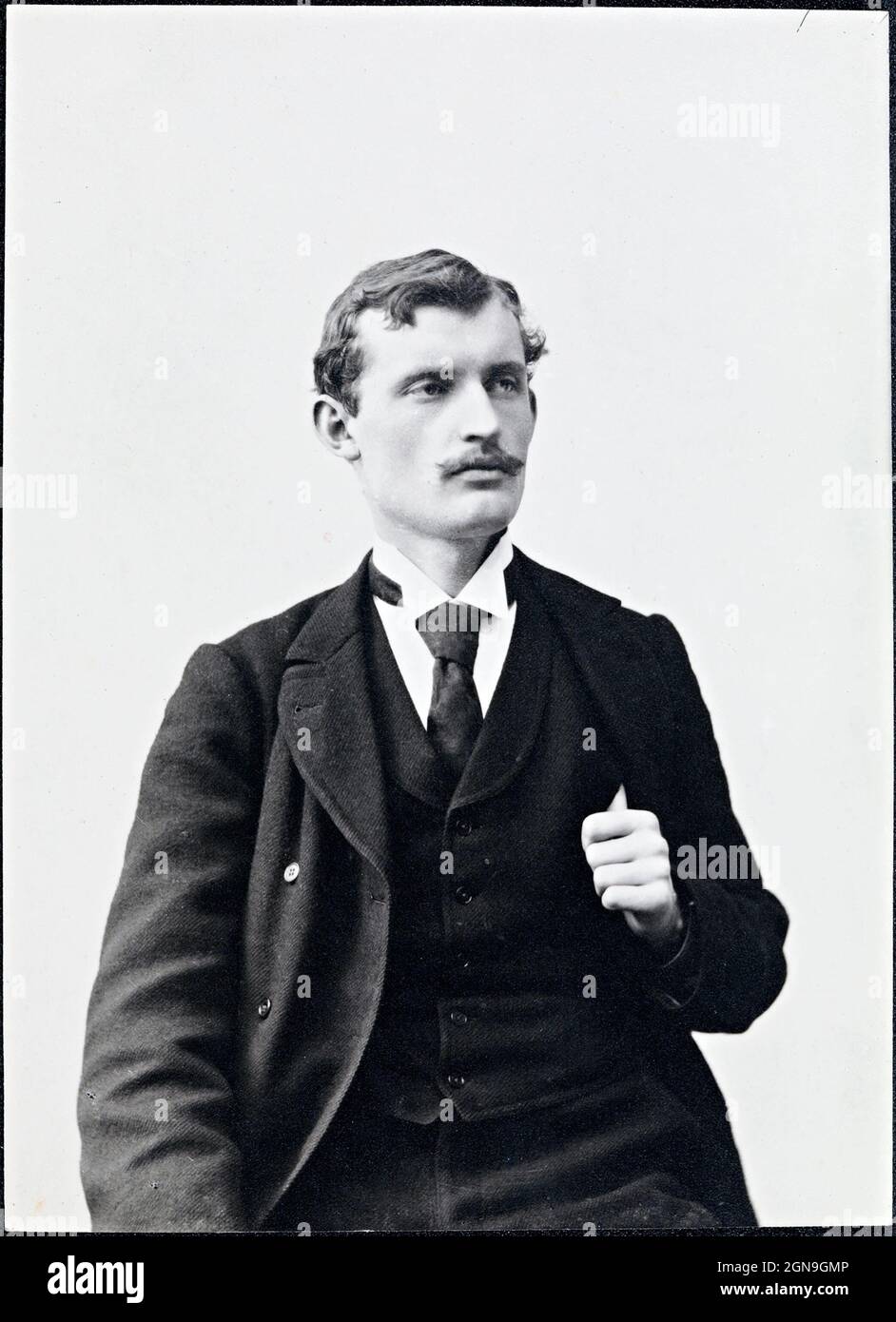 Photo of Edvard Munch – Portrait at 26 years Stock Photo - Alamy