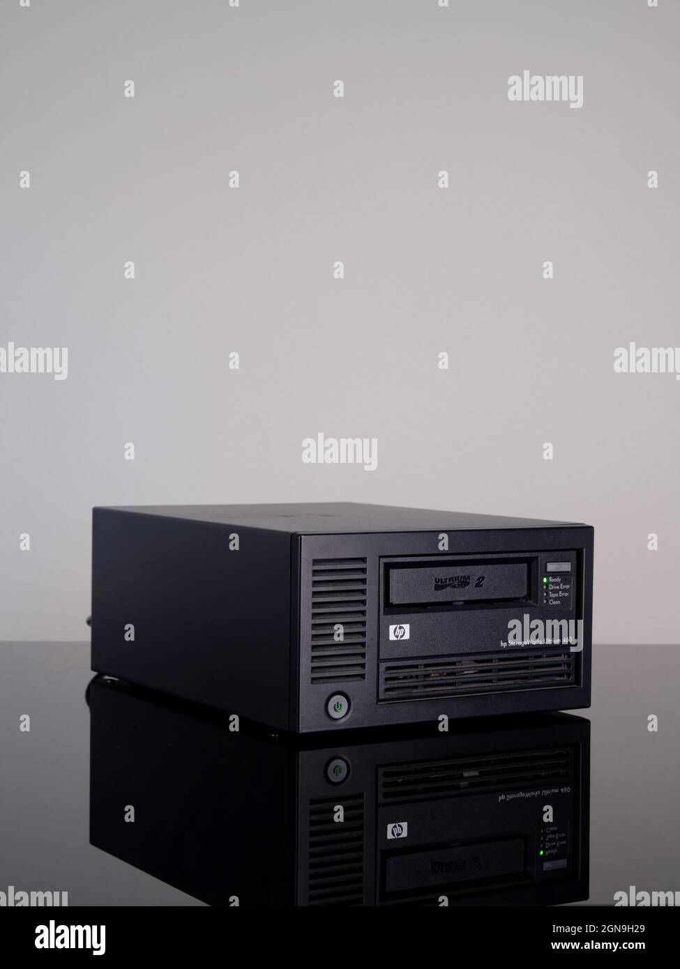 LTO (Linear Tape Open) data drive used to backup and archive files and ...