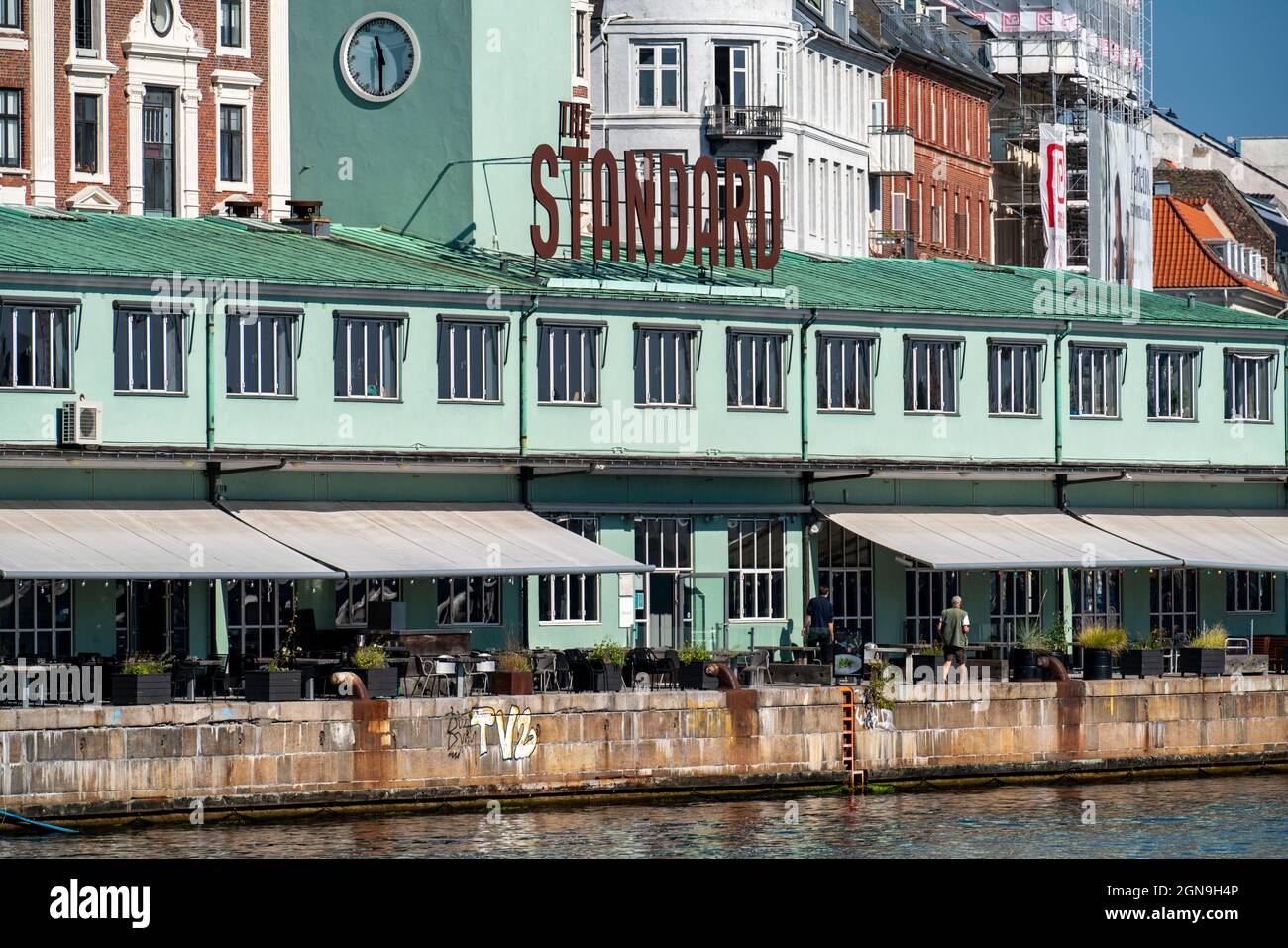 Former customs house, now restaurants, The Standart, by the harbour ...