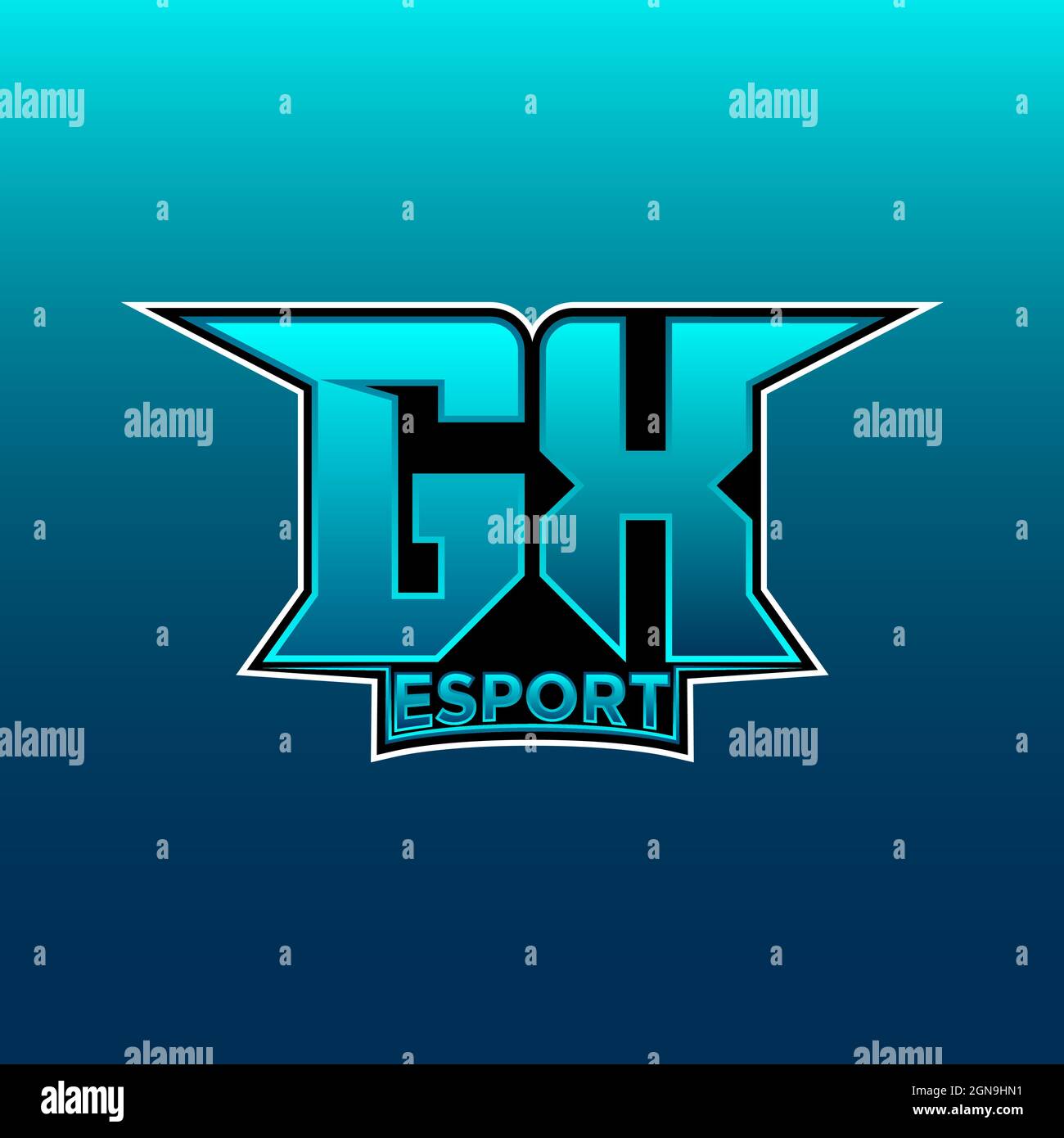Gu gaming logo hi-res stock photography and images - Alamy