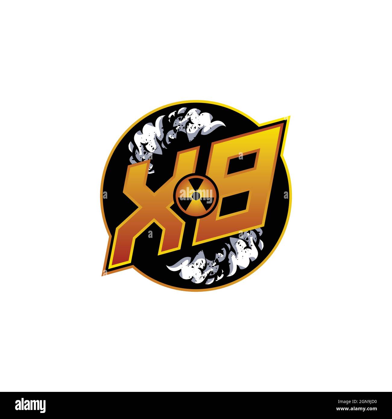 XB Logo Monogram Gaming with Gas Shape designs template vector icon ...