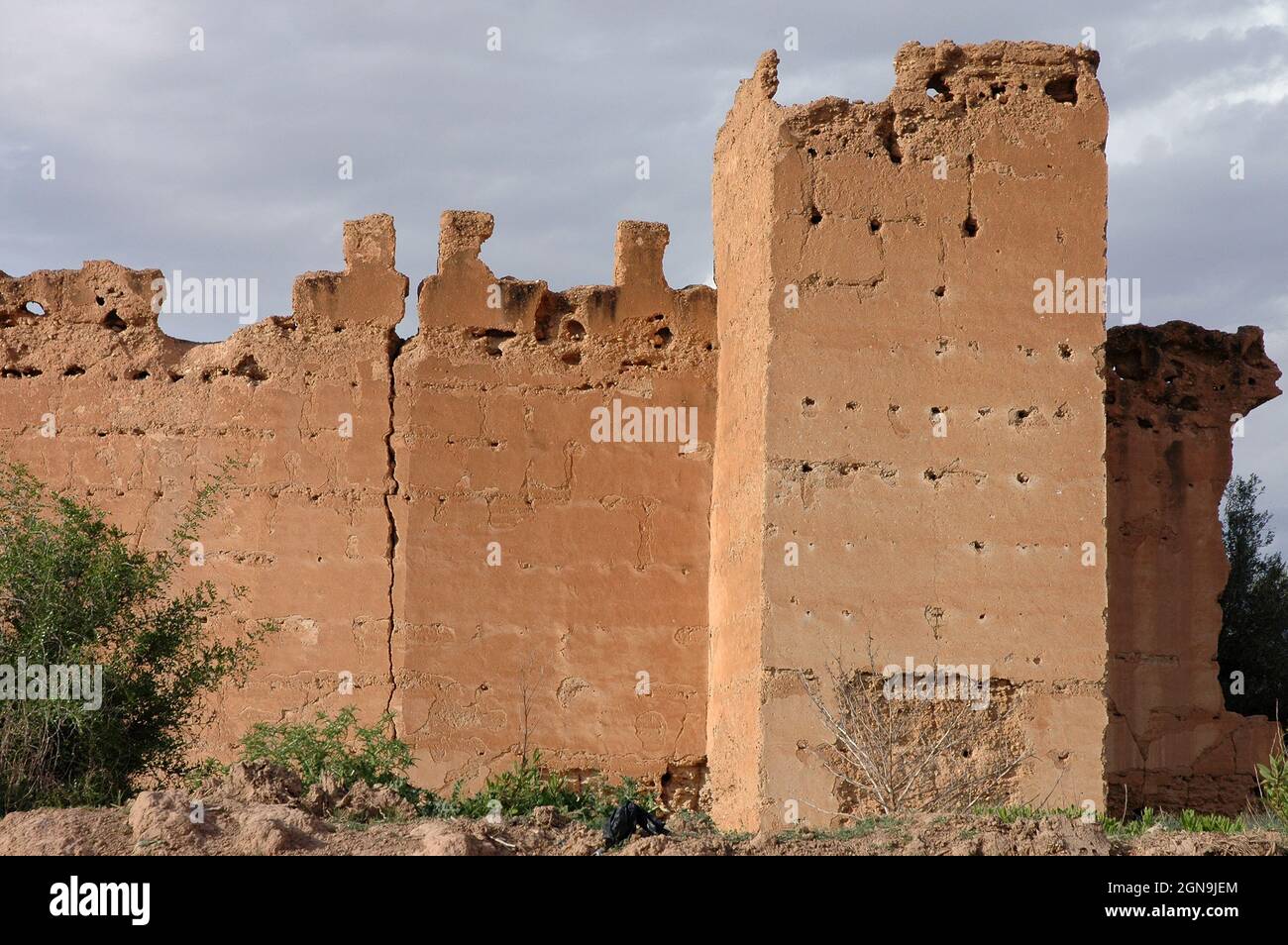Old Kasbah or Ksar (fortification of old town) in Morocco Stock Photo ...
