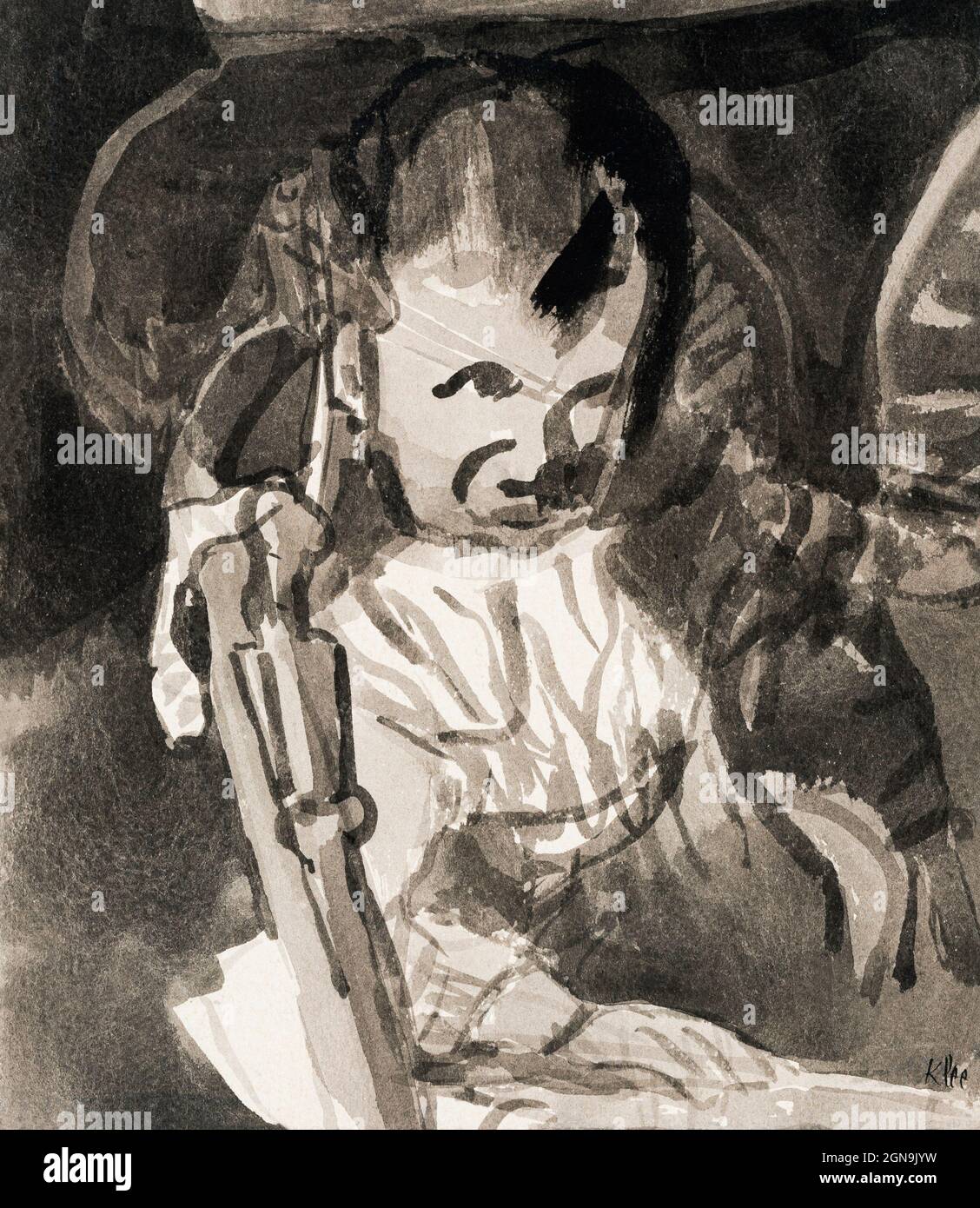 Sketch of Felix Klee (1908) by Paul Klee Stock Photo - Alamy