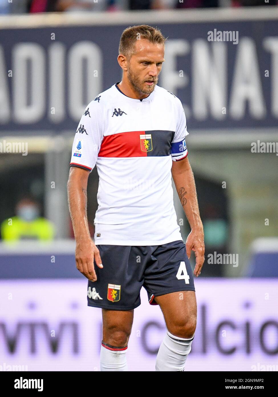Bologna, Italy. 21st Sep, 2021. Domenico Criscito (Genoa) portrait ...