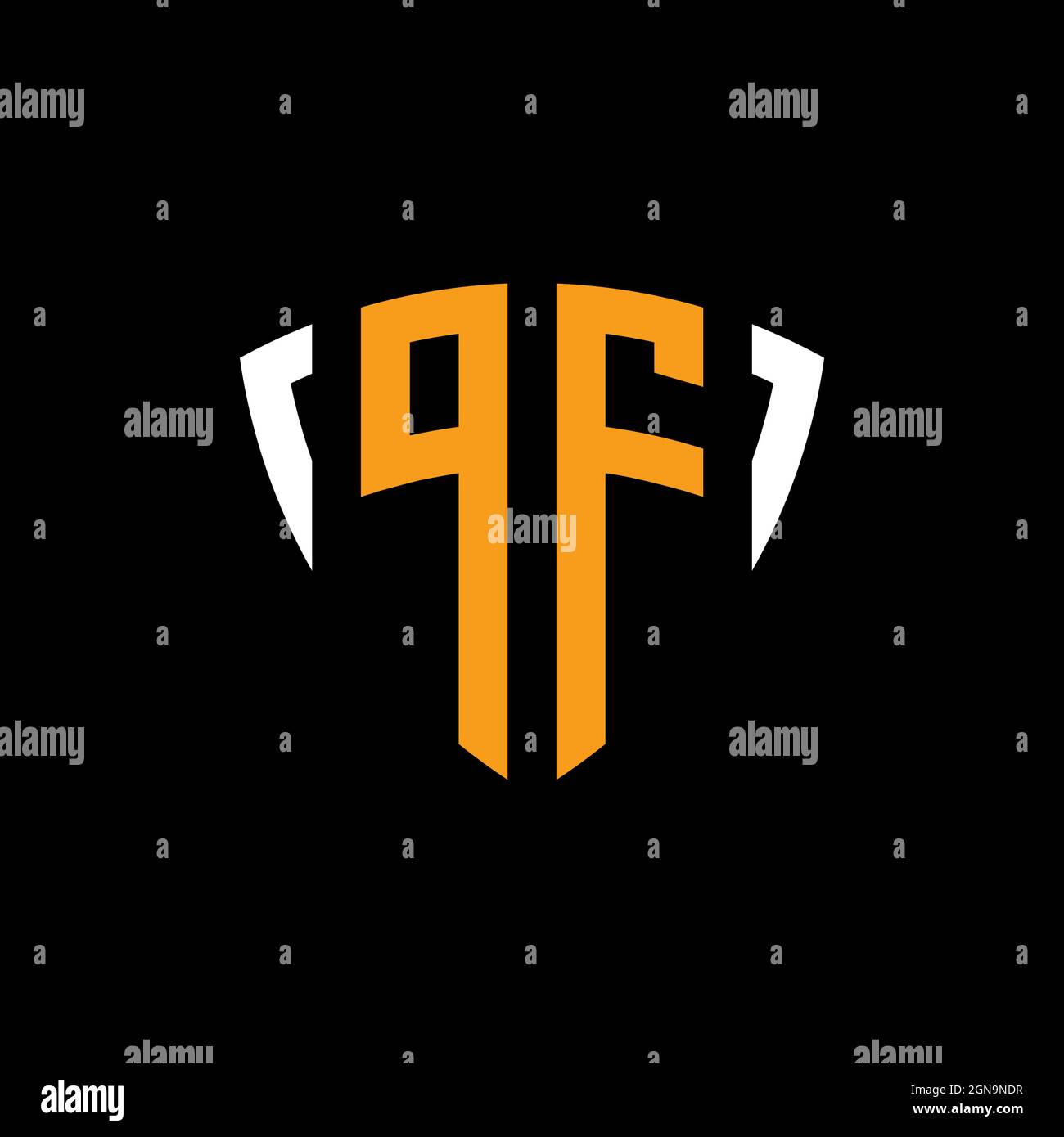 SP Monogram Logo Letter Headphone and Microphone shape style vector ...