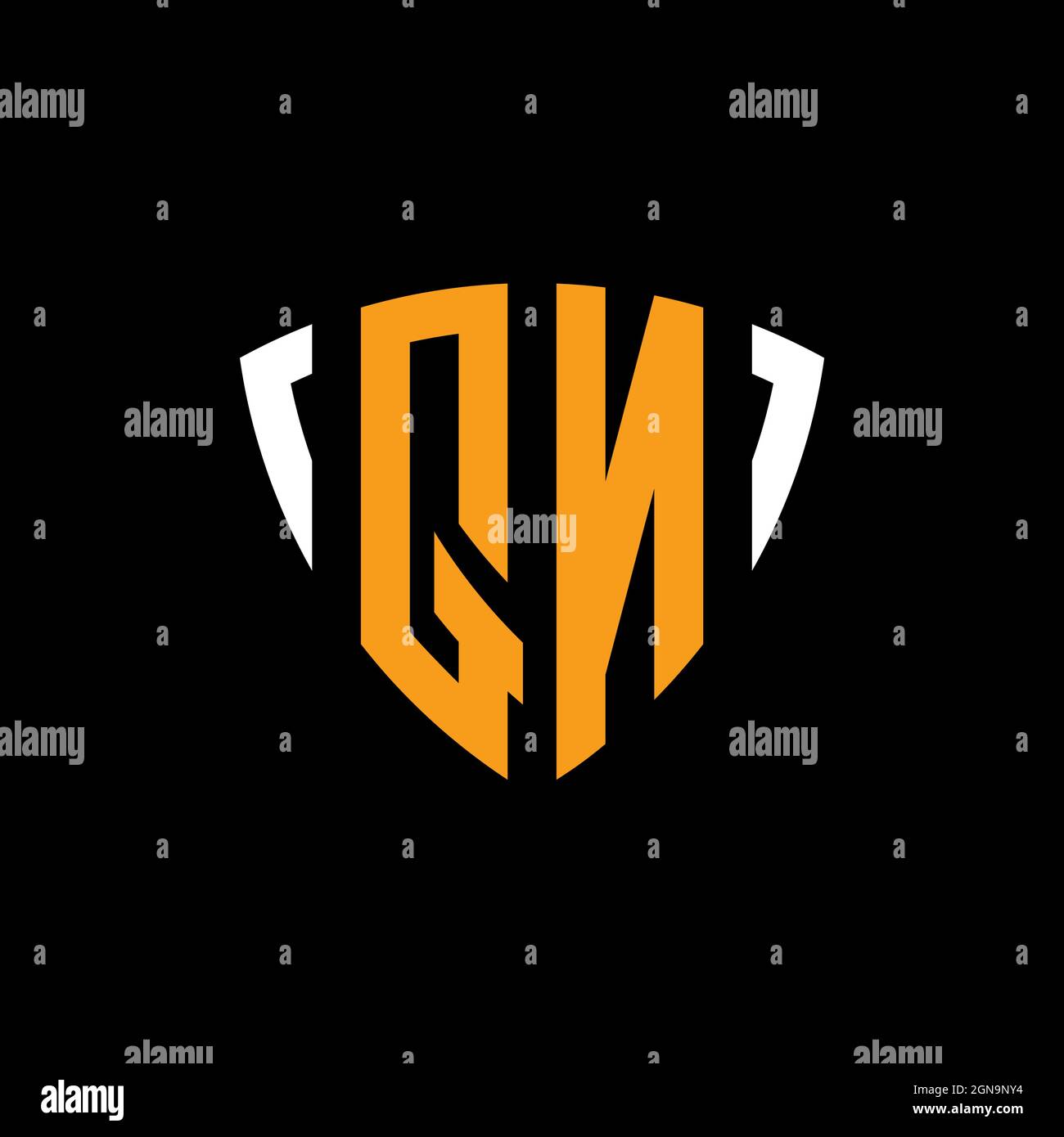 WB Monogram Logo Letter Headphone and Microphone shape style vector ...