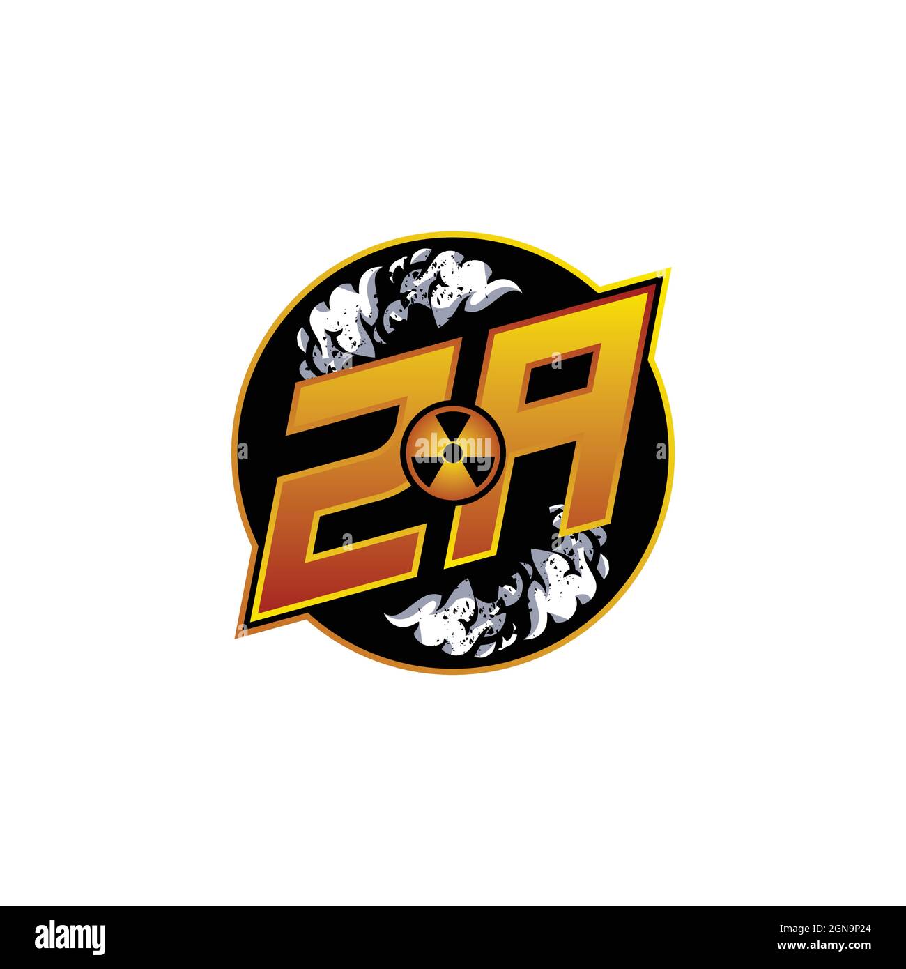 ZA Logo Monogram Gaming with Gas Shape designs template vector icon ...
