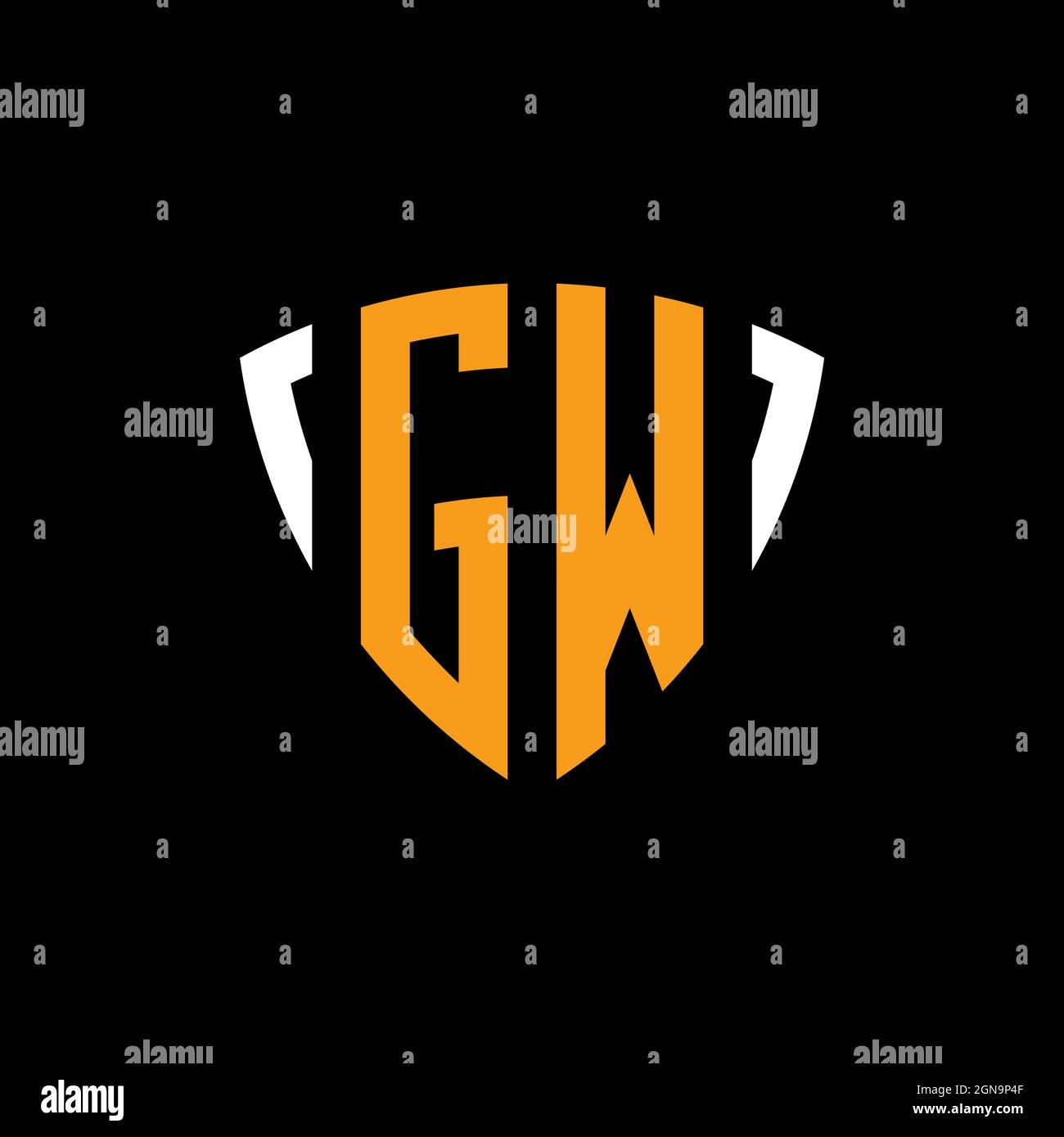 HM Monogram Logo Letter Headphone and Microphone shape style vector ...