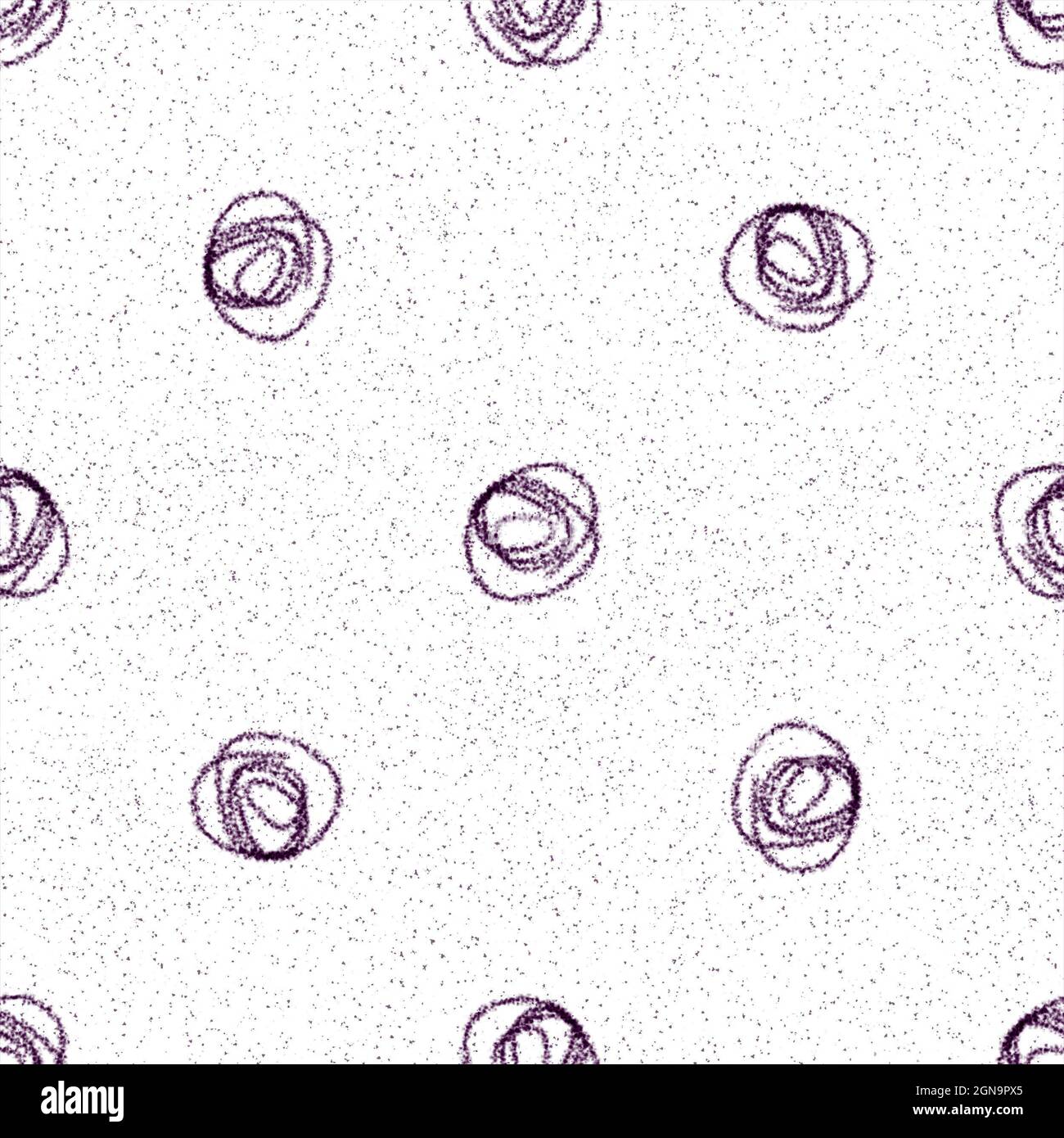 Hand Drawn Snowflakes Christmas Seamless Pattern. Subtle Flying Snow ...