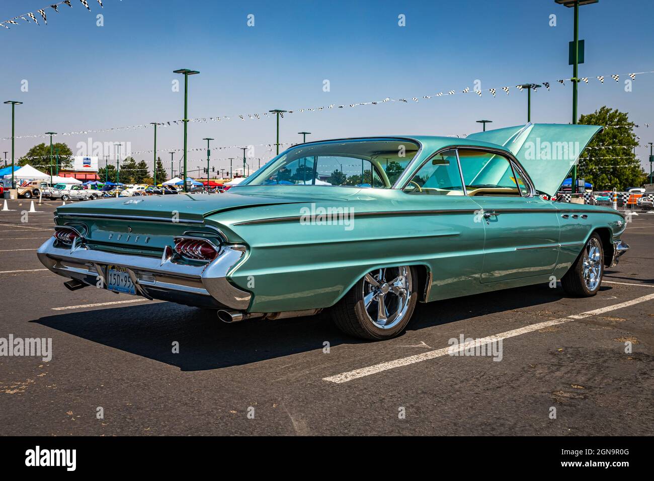 Reno, NV - August 3, 2021: 1961 Buick LeSabre Hardtop Coupe at a local ...