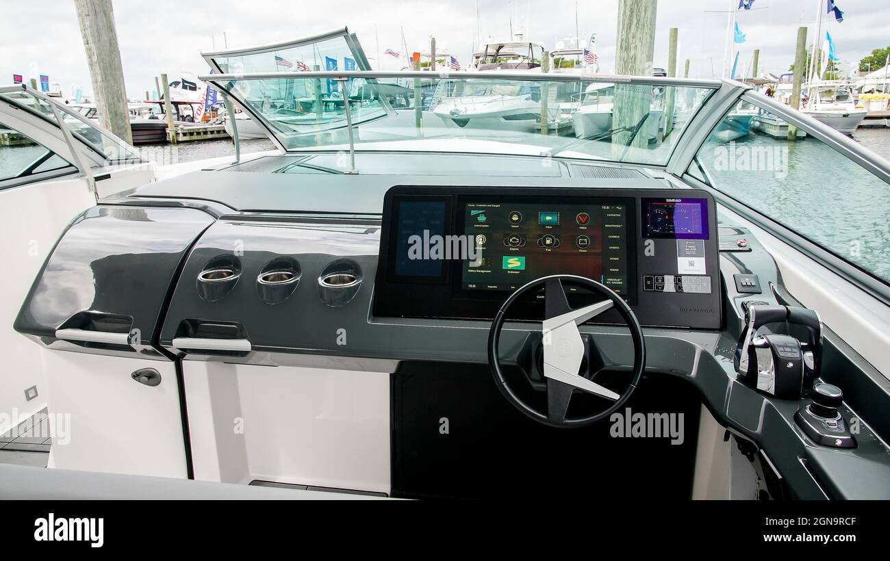 NORWALK, CT, USA - SEPTEMBER 23, 2021: Progressive Norwalk Boat Show ...