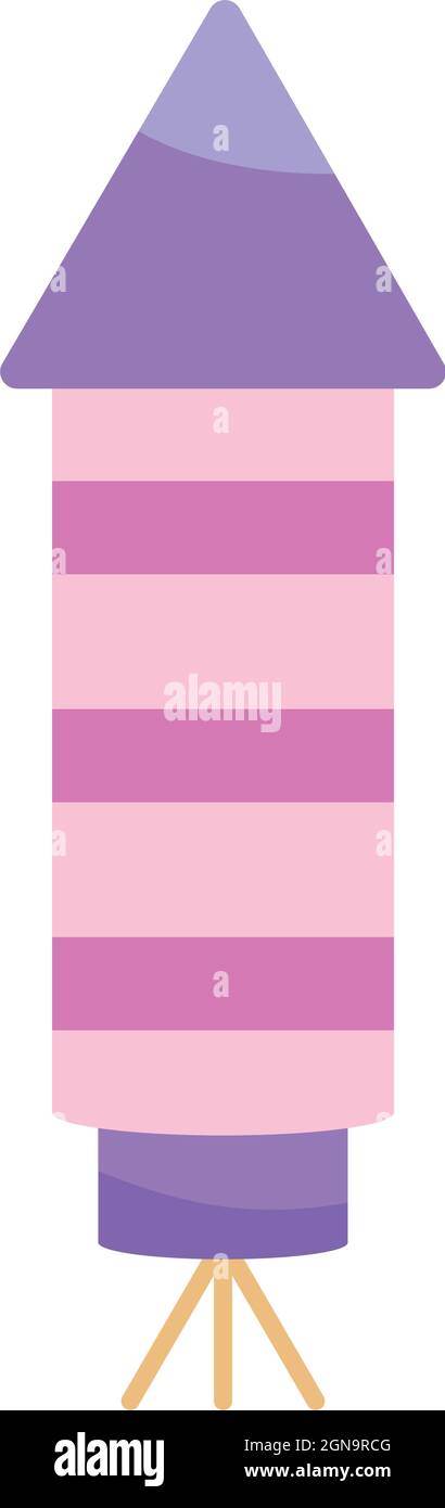 firework rocket icon on white background Stock Vector Image & Art - Alamy