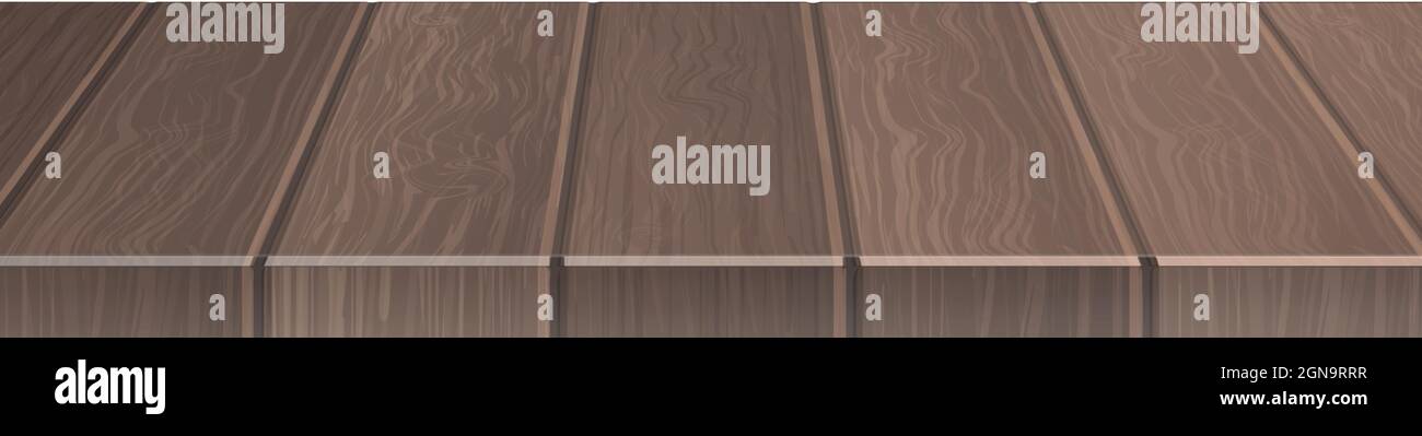 Large table top, solid wood texture, white background - Vector ...