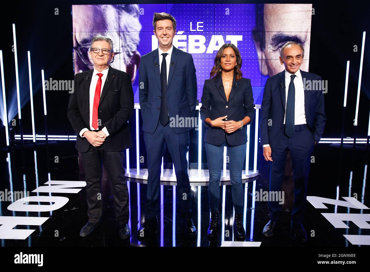 French deputy and president of La France Insoumise LFI parliamentary ...