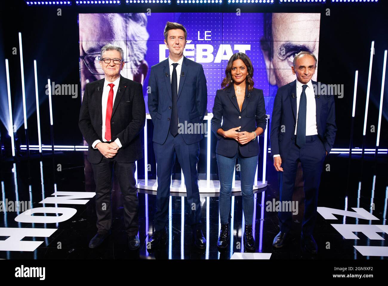 French deputy and president of La France Insoumise LFI parliamentary ...
