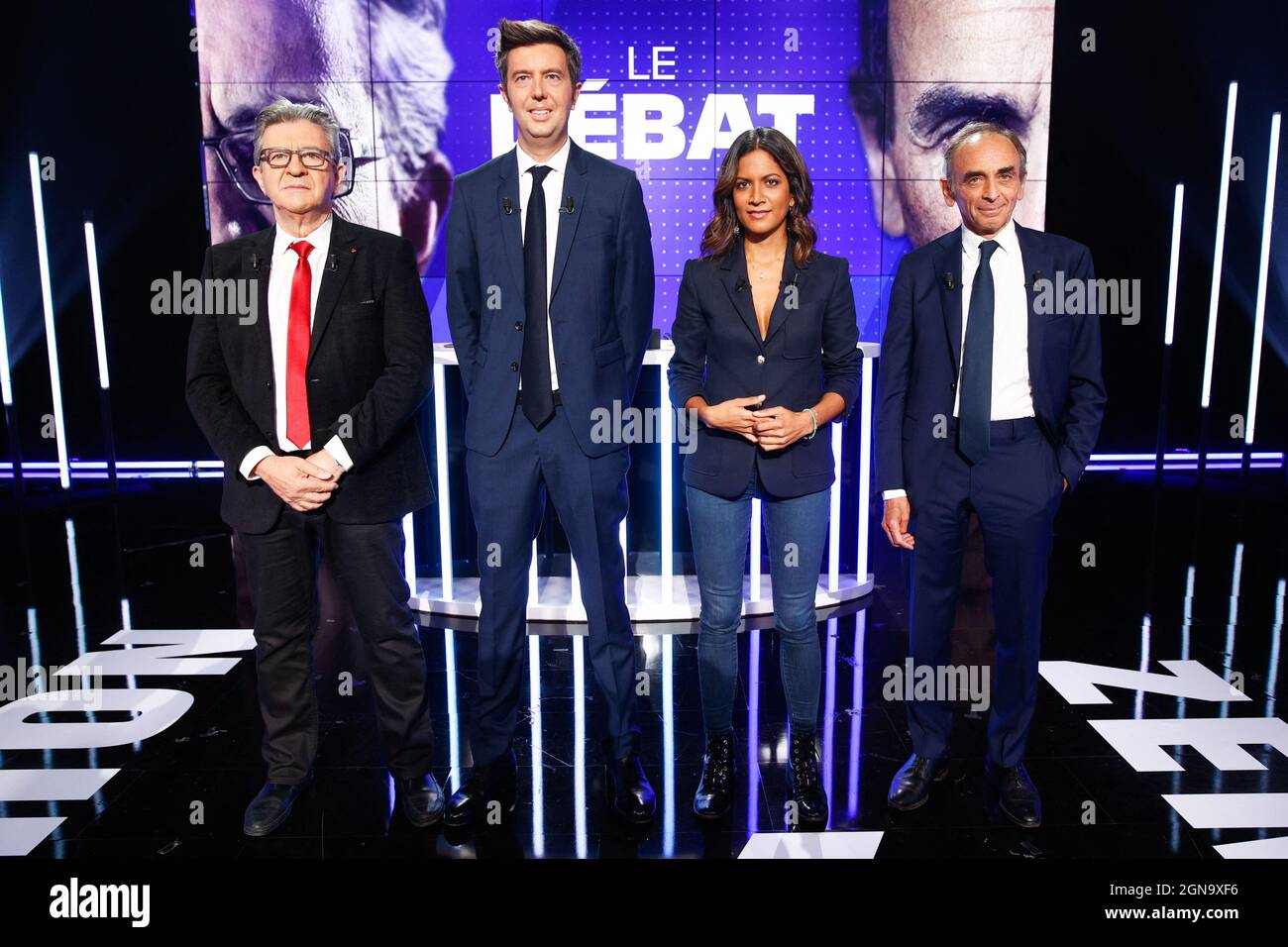 French deputy and president of La France Insoumise LFI parliamentary ...