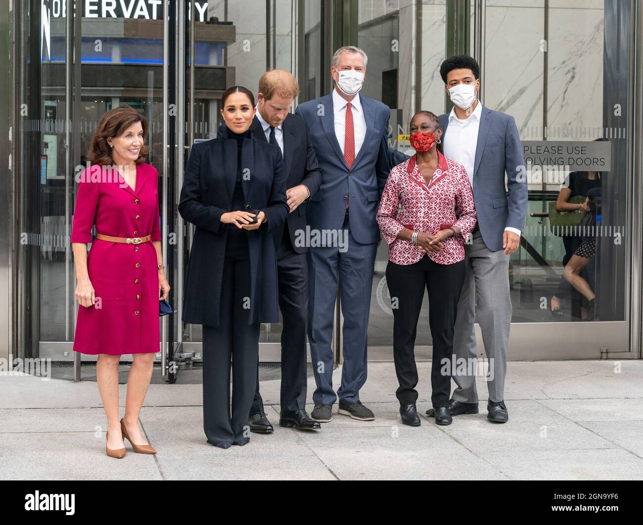 New York, NY - September 23, 2021: The Duke and Duchess of Sussex ...