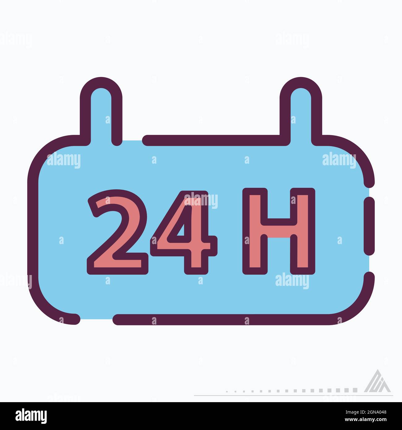 Non stop icon Cut Out Stock Images & Pictures - Alamy