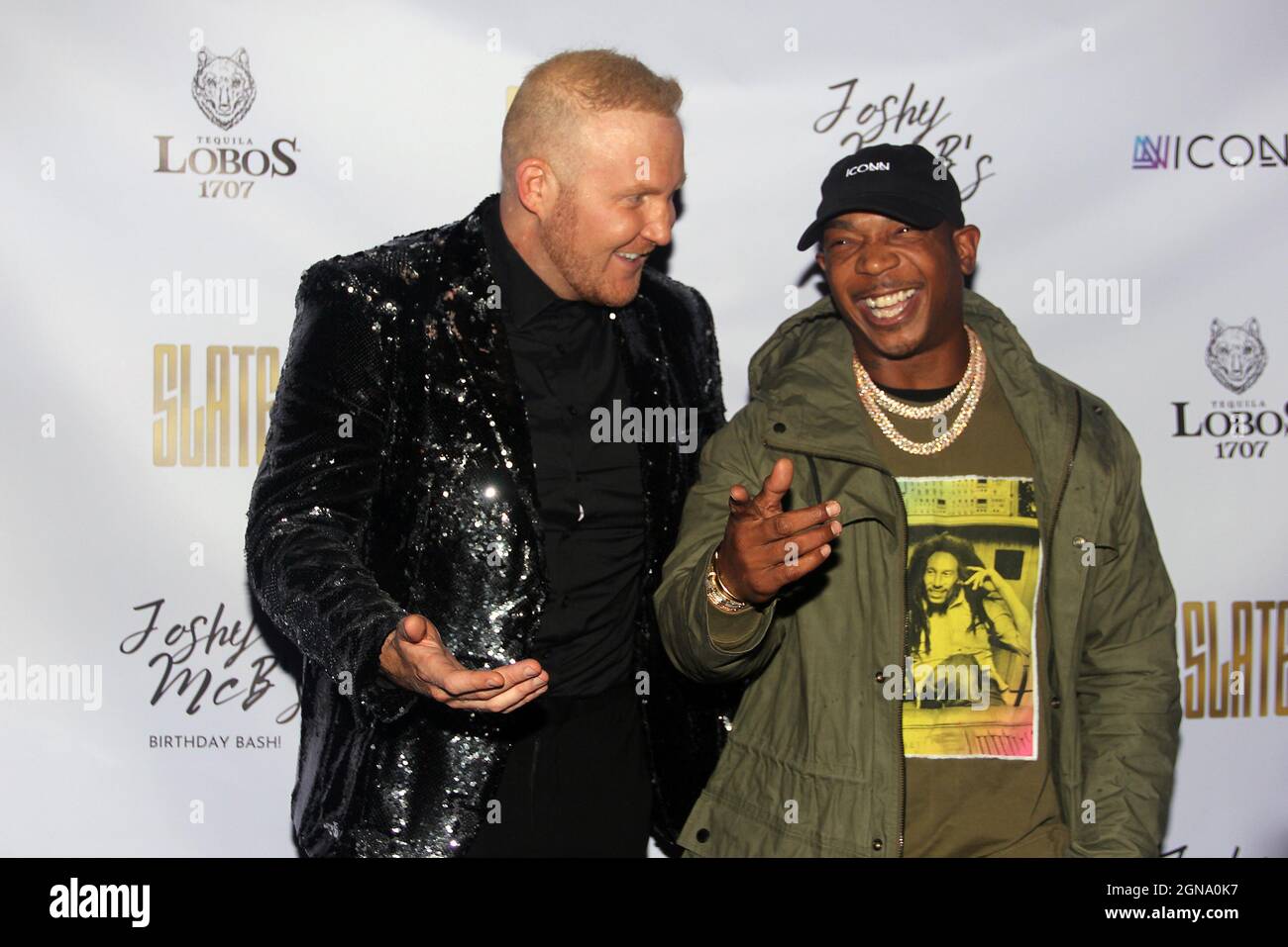 New York, NY, USA. 23rd Sep, 2021. Josh McBride and Ja Rule at Josh ...