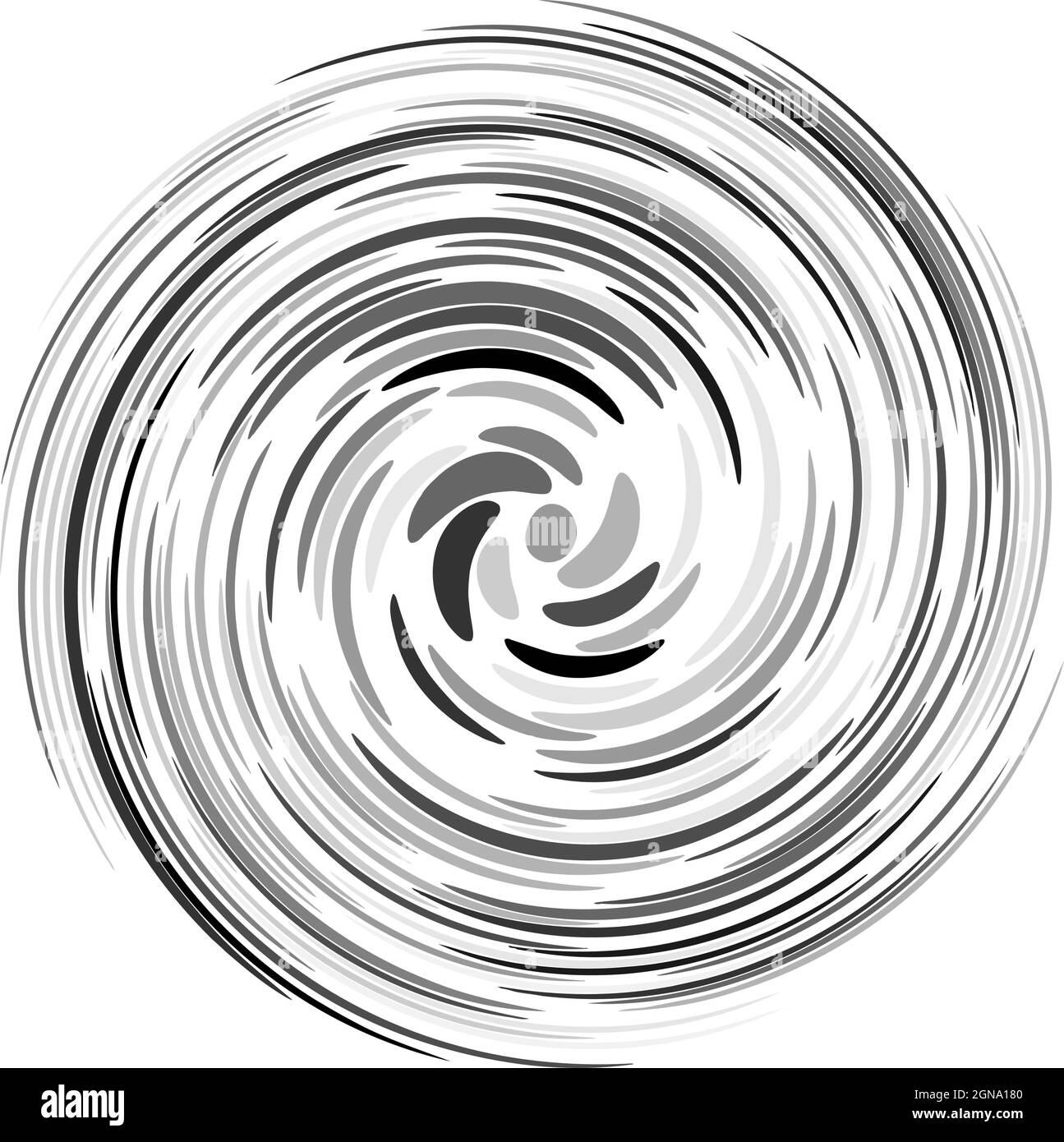 Twist, swirl, sworl circular spiral design element - stock vector ...