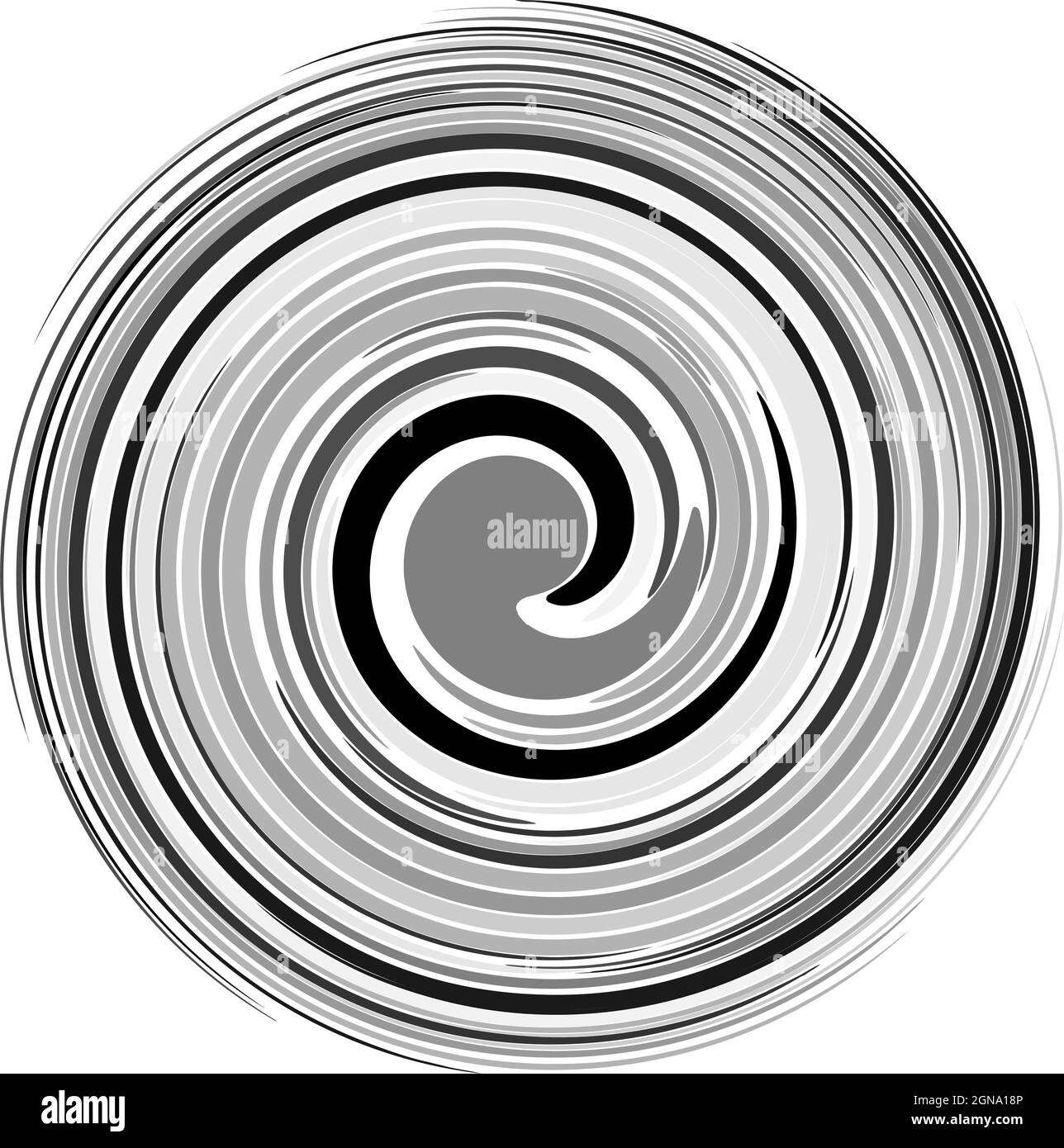 Twist, swirl, sworl circular spiral design element - stock vector ...