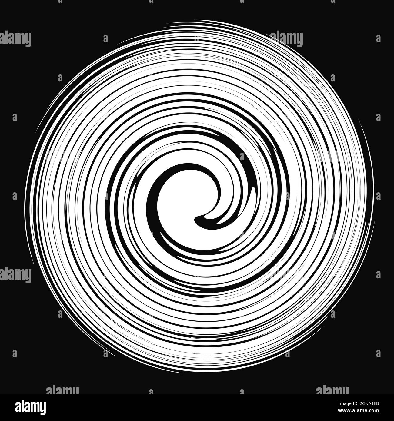 Twist, swirl, sworl circular spiral design element - stock vector ...