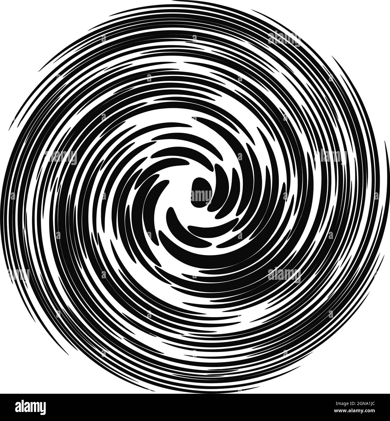 Twist, swirl, sworl circular spiral design element - stock vector ...