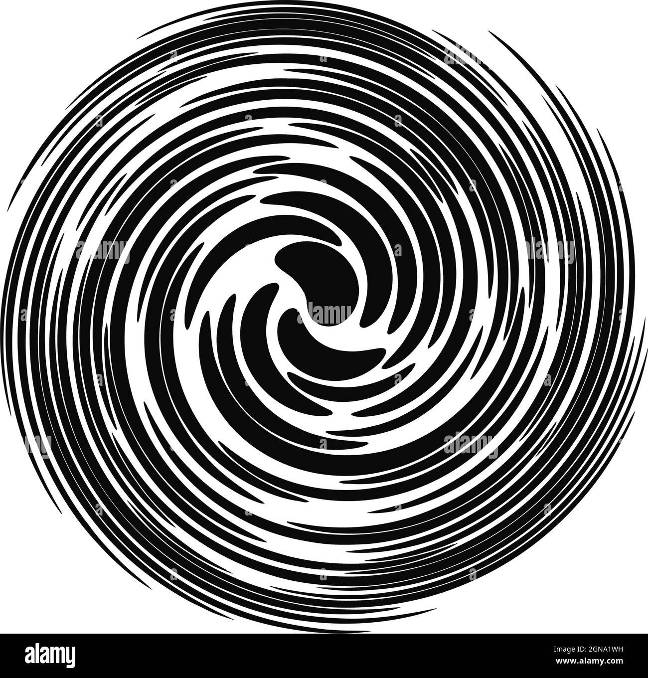 Twist, swirl, sworl circular spiral design element - stock vector ...