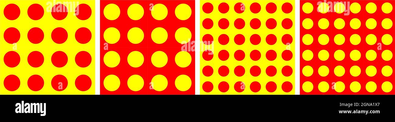 Pop art, polka dots, dotted, circles seamlessly repeatable pattern ...