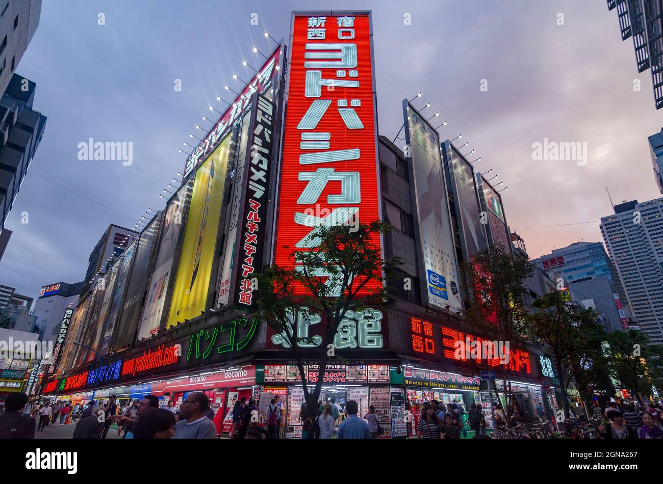 Tokyo, Neon-lit, Streets, Shinjuku, Shibuya, Japan, Neon signage ...