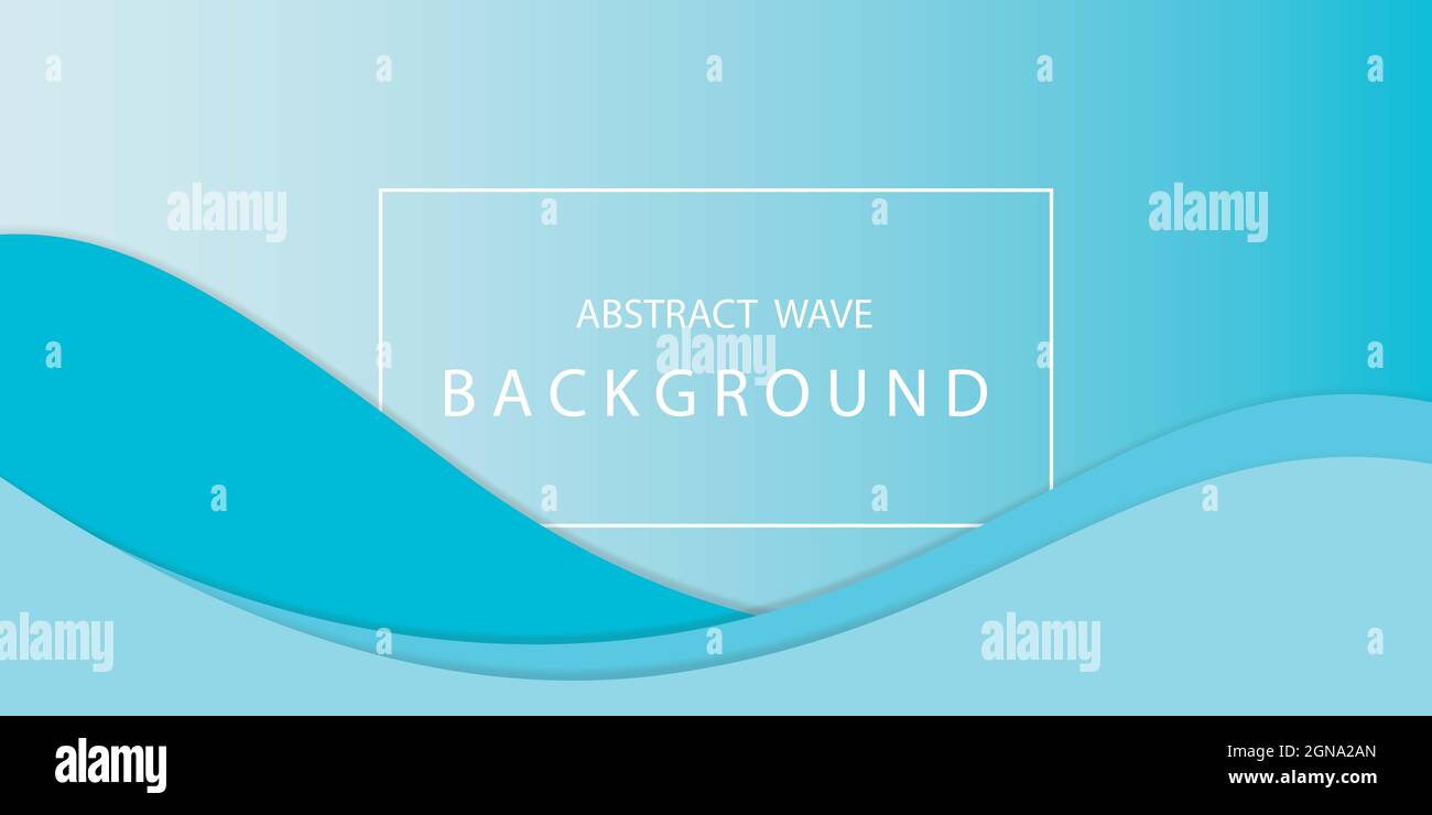 Abstract wave background template vector design Stock Photo - Alamy