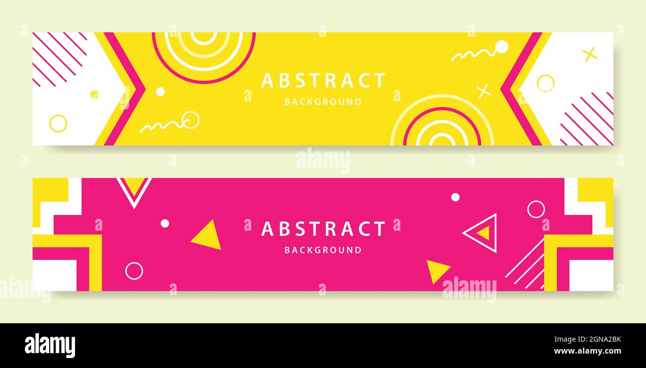 Abstract banner background vector graphic template design Stock Photo ...
