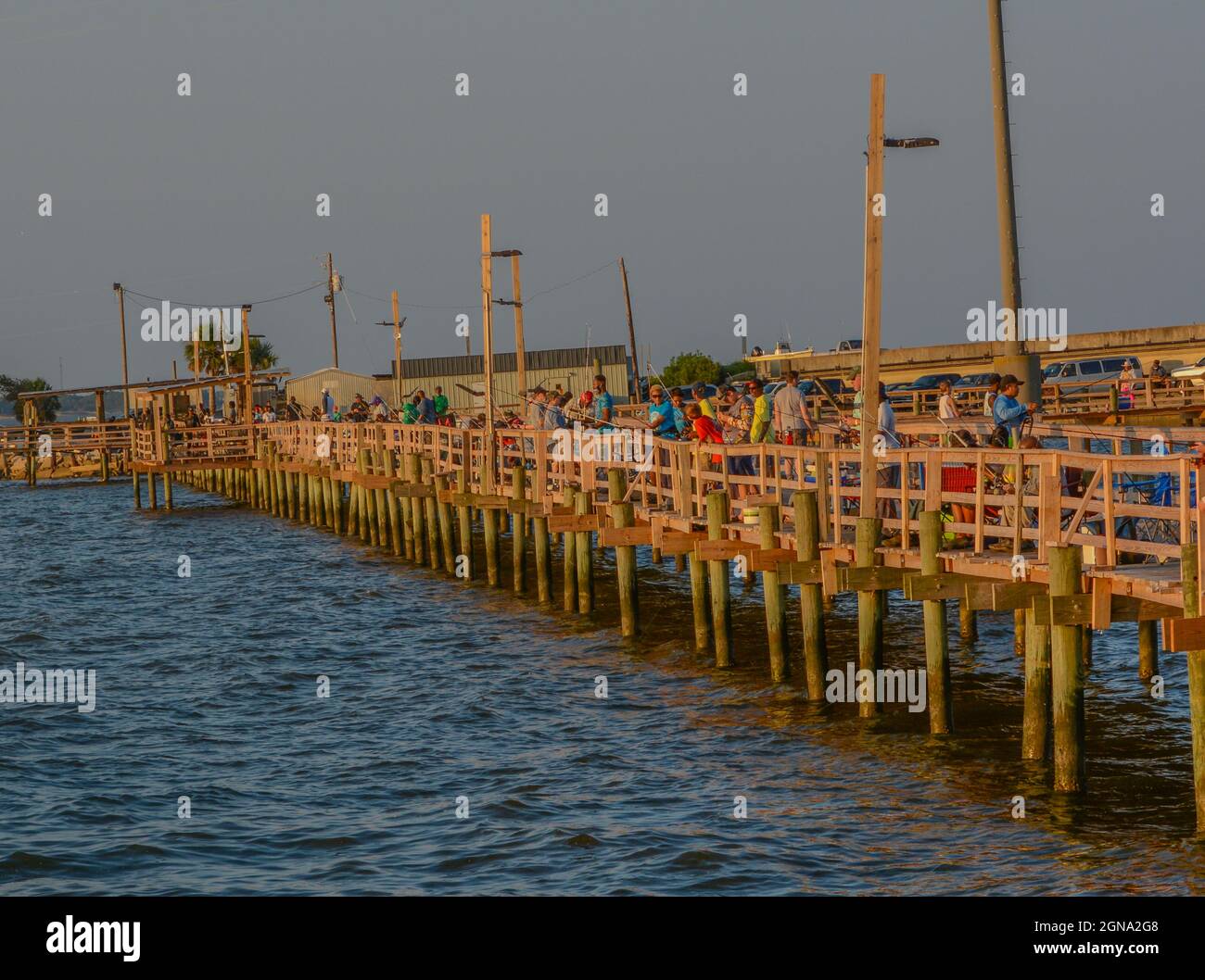 The Fishing Pier in Coden, Mobile County, Alabama Stock Photo - Alamy