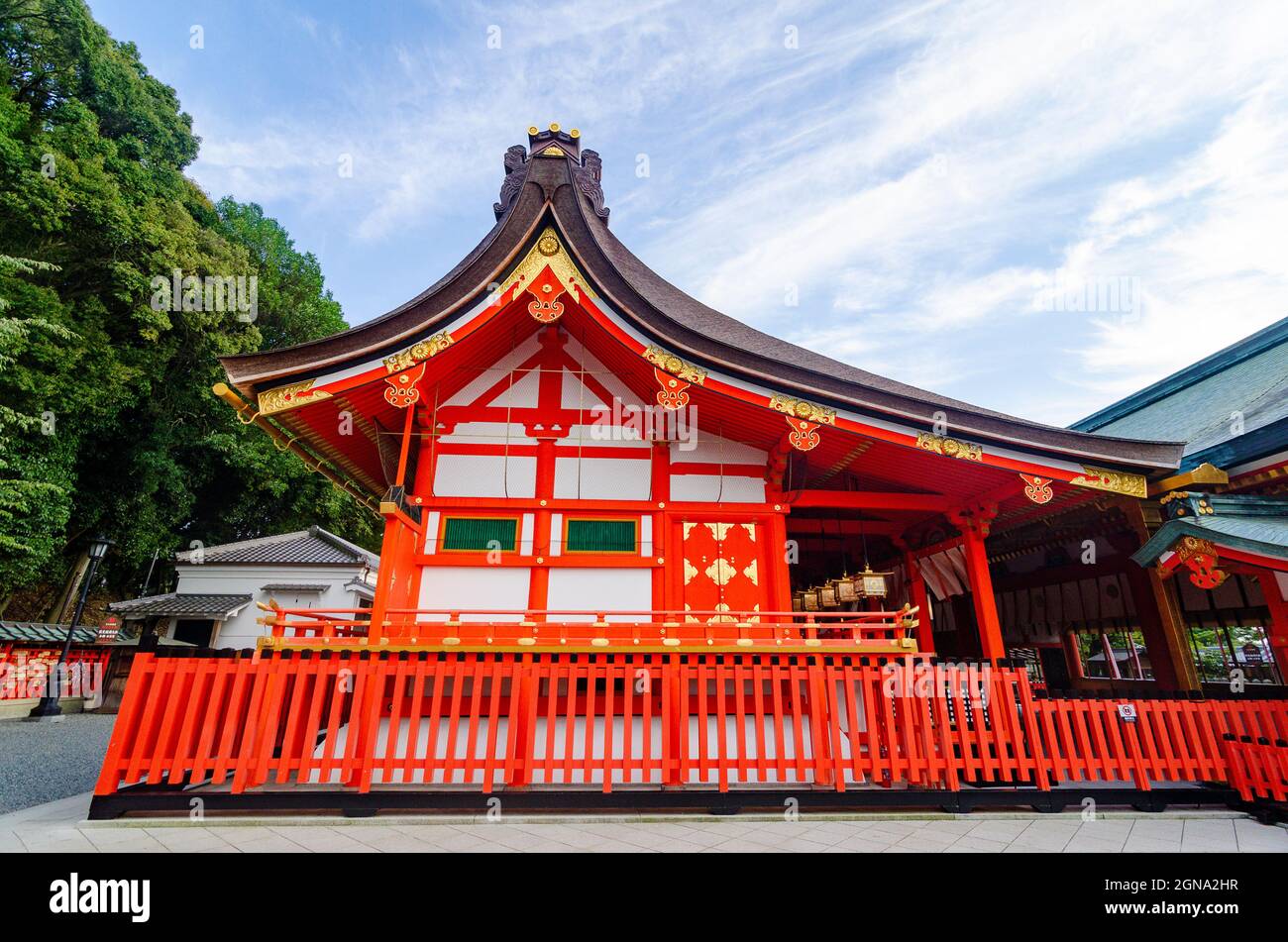 Fushimi Inari Temple and surrounding bamboo forests Stock Photo - Alamy