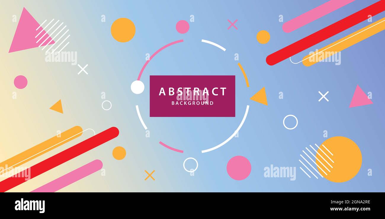 Abstract banner background vector graphic template design Stock Photo ...