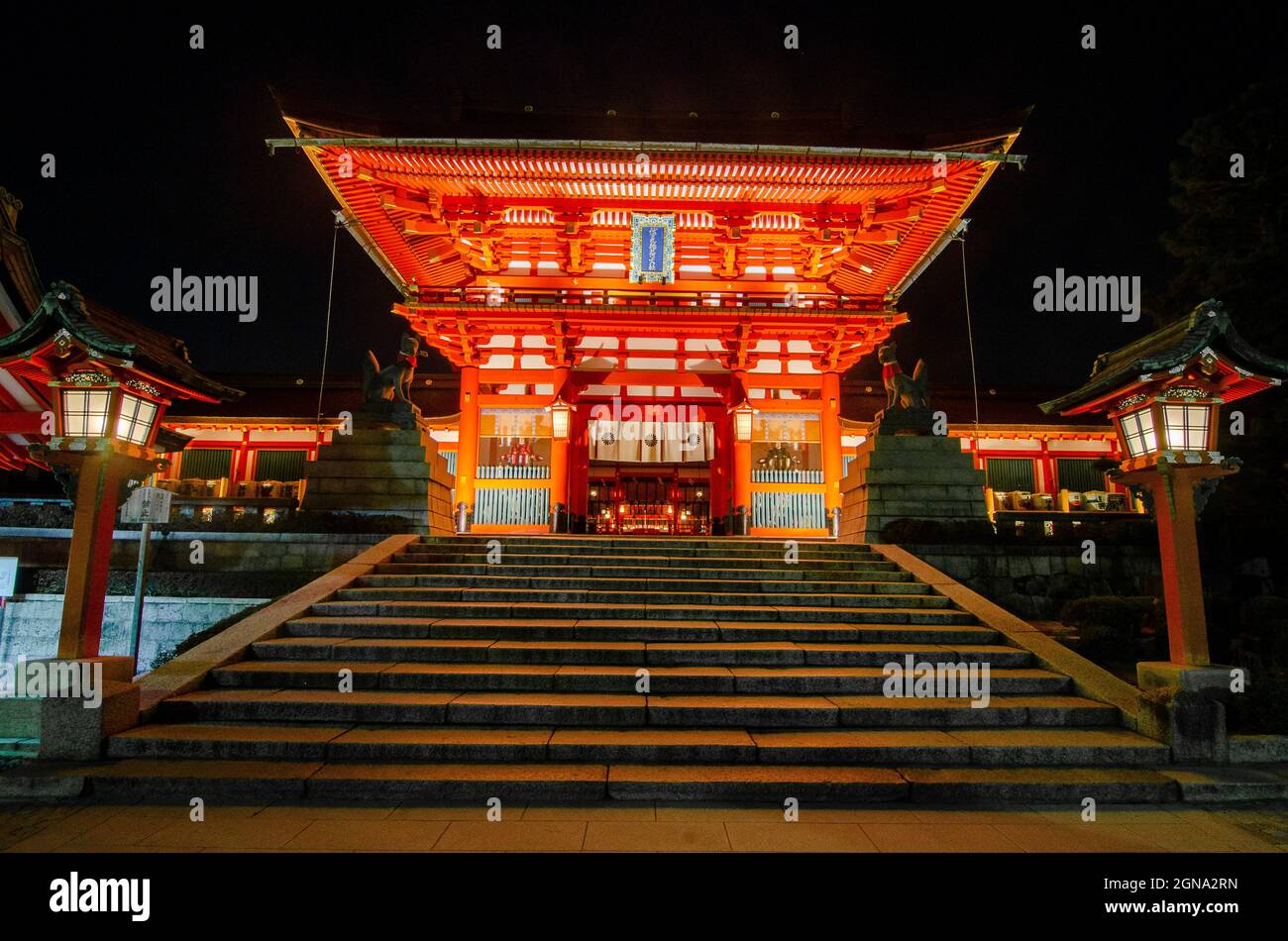 Fushimi Inari Temple and surrounding bamboo forests Stock Photo - Alamy