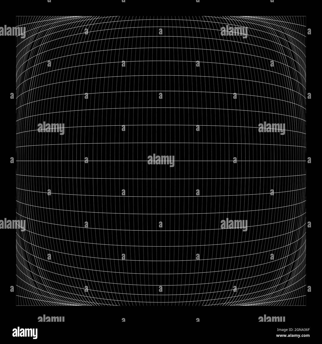 Grid, mesh, grating, trellis, wireframe with distortion, deformation ...