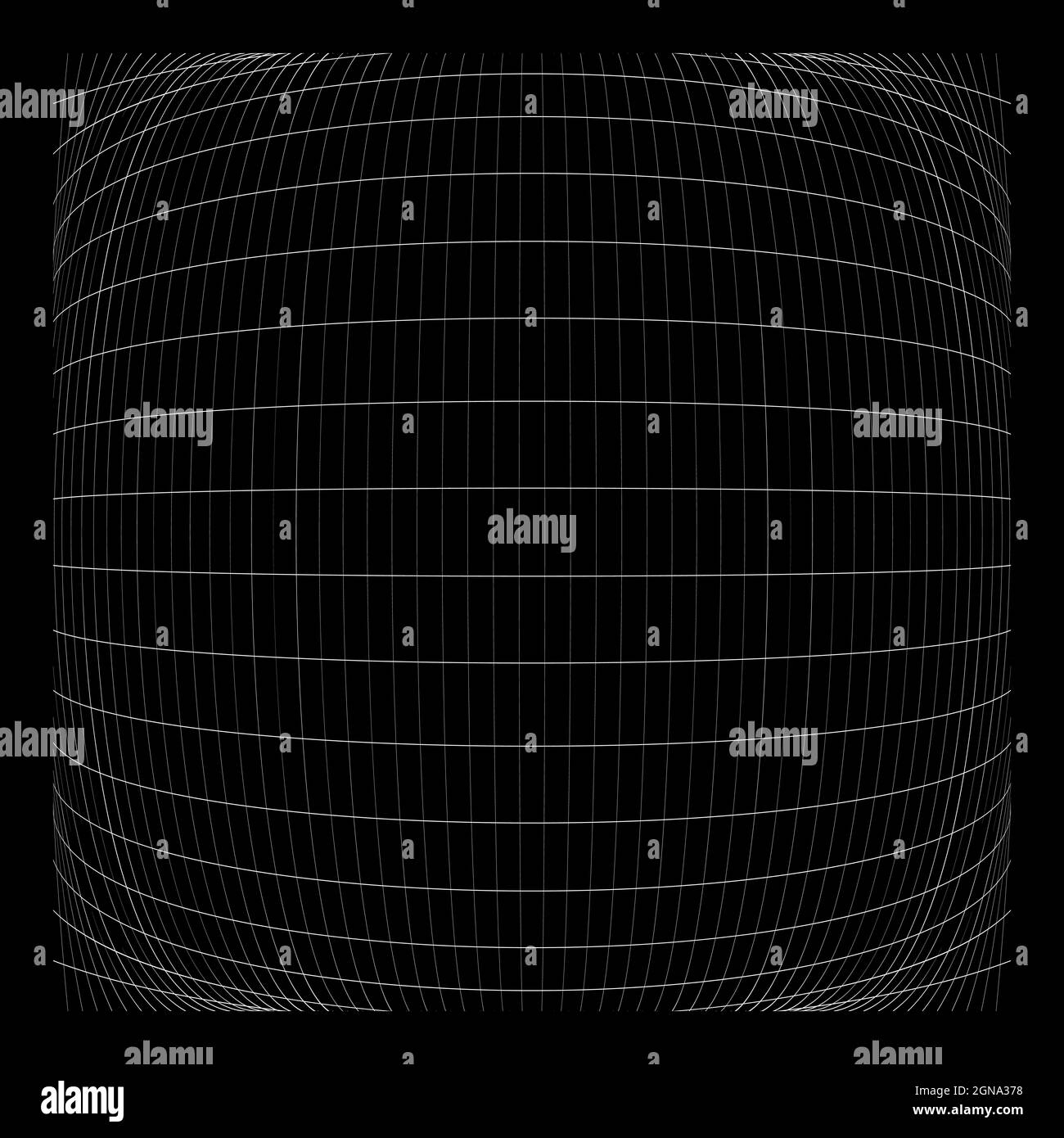 Grid, mesh, grating, trellis, wireframe with distortion, deformation ...