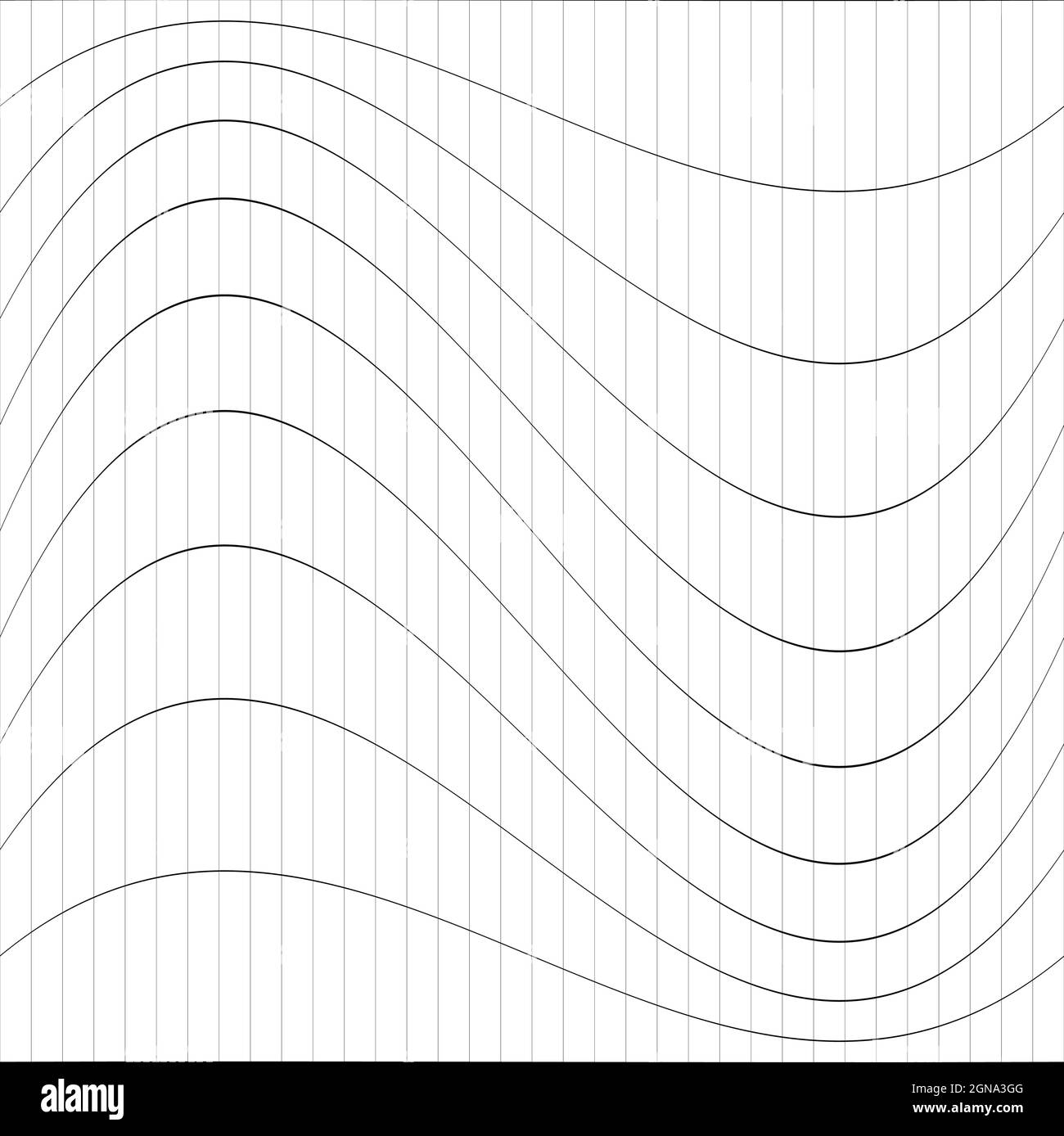 Grid, mesh, grating, trellis, wireframe with distortion, deformation ...
