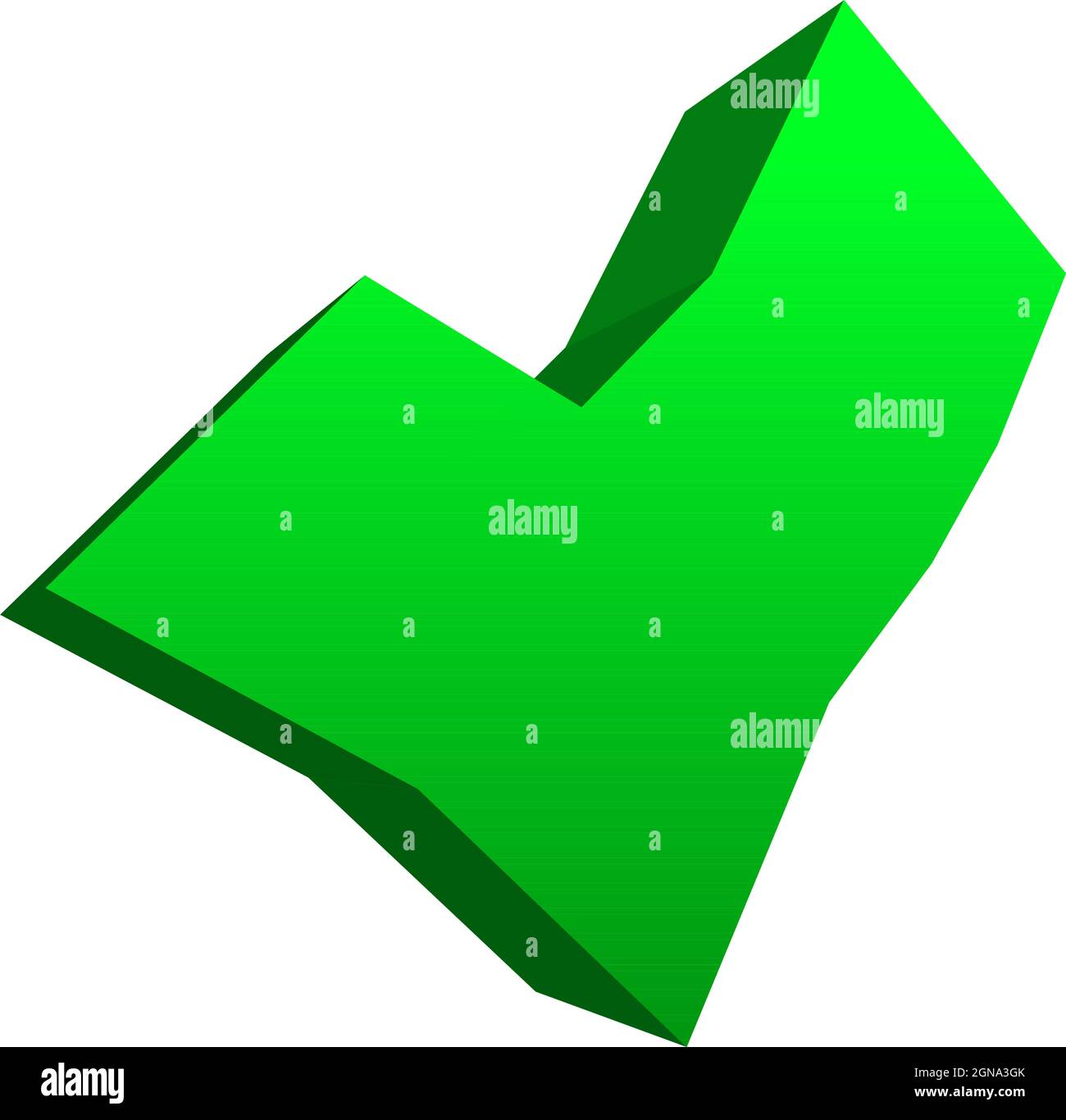 Hand drawn green checkmark, tick icon. Approve, correct, right, poll ...